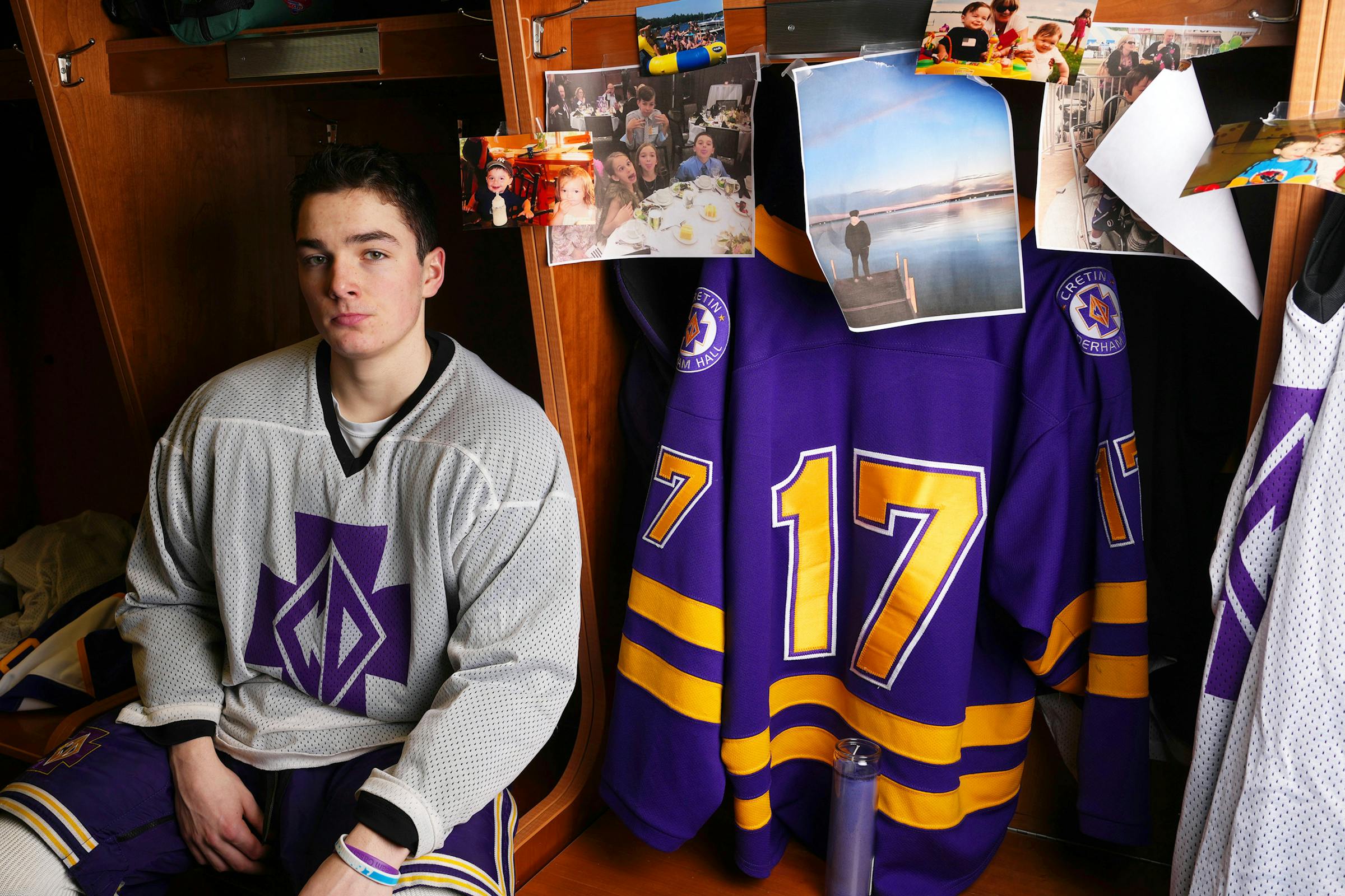 'Here with us': Cretin-Derham Hall's Colin Scanlan plays on to honor ...