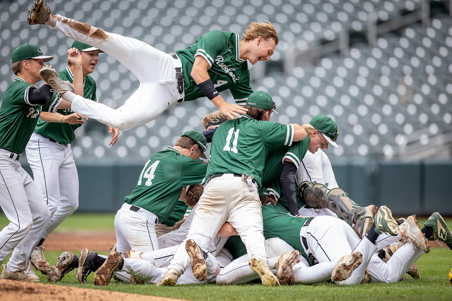 Follow the high school state championship baseball games