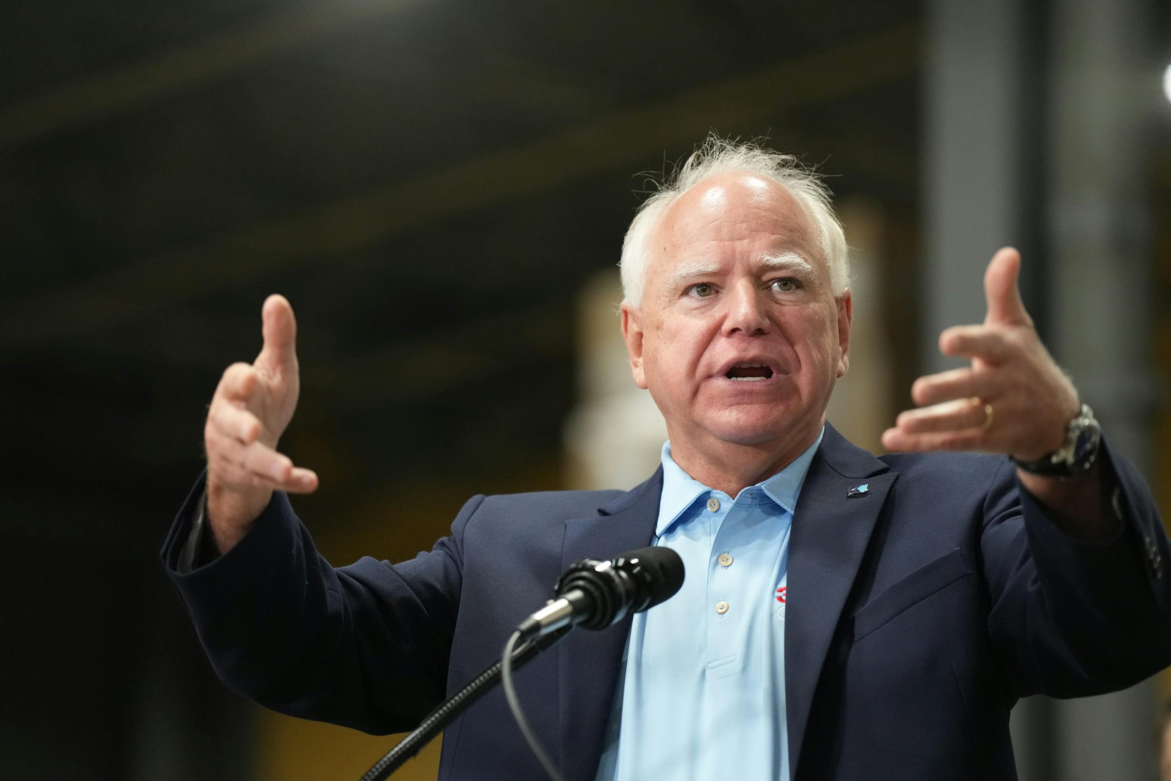 MN Gov. Tim Walz scheduled at Minnesota Kamala Harris fundraiser ahead ...