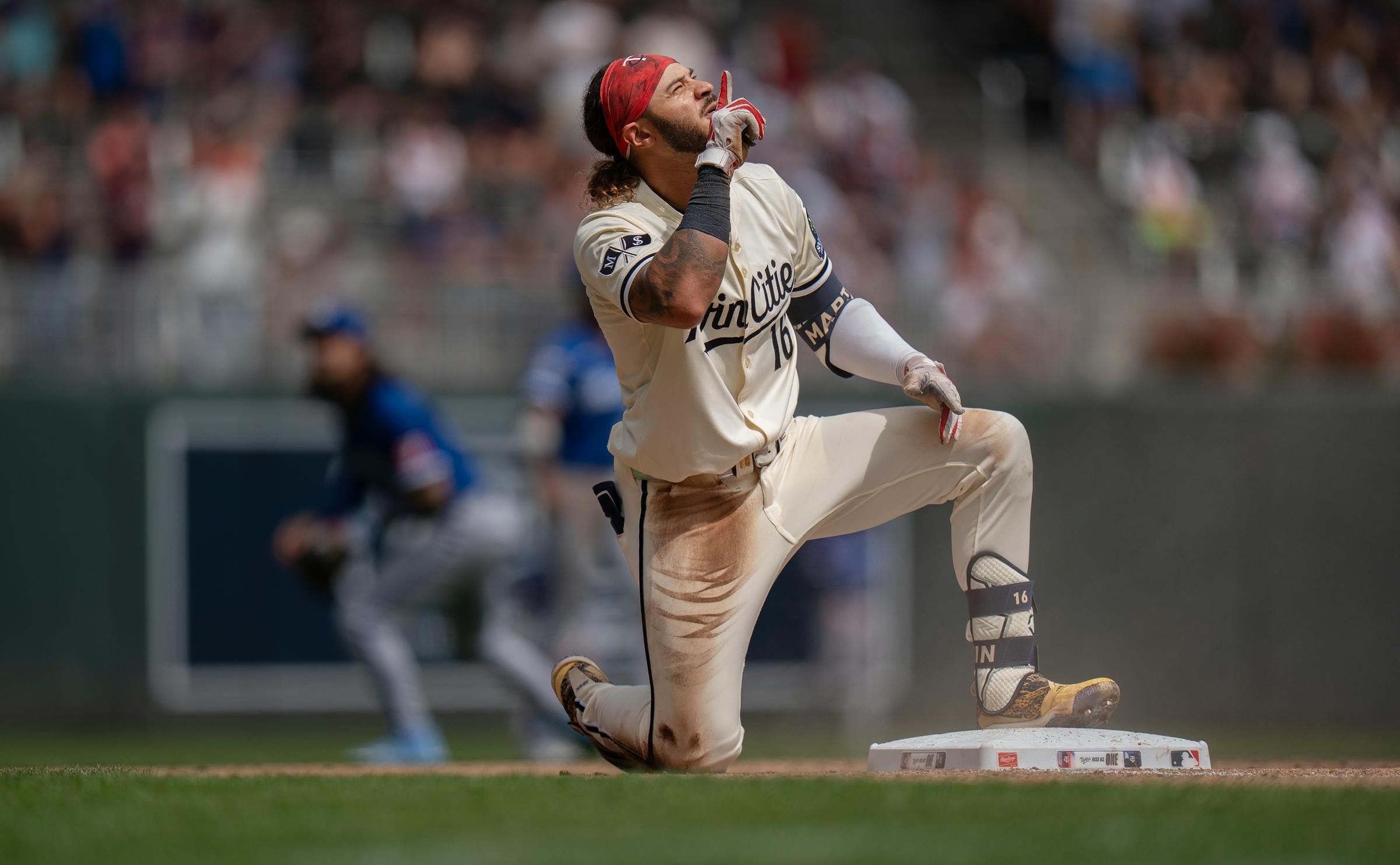 Twins utilityman Austin Martin is getting his old hitting form back