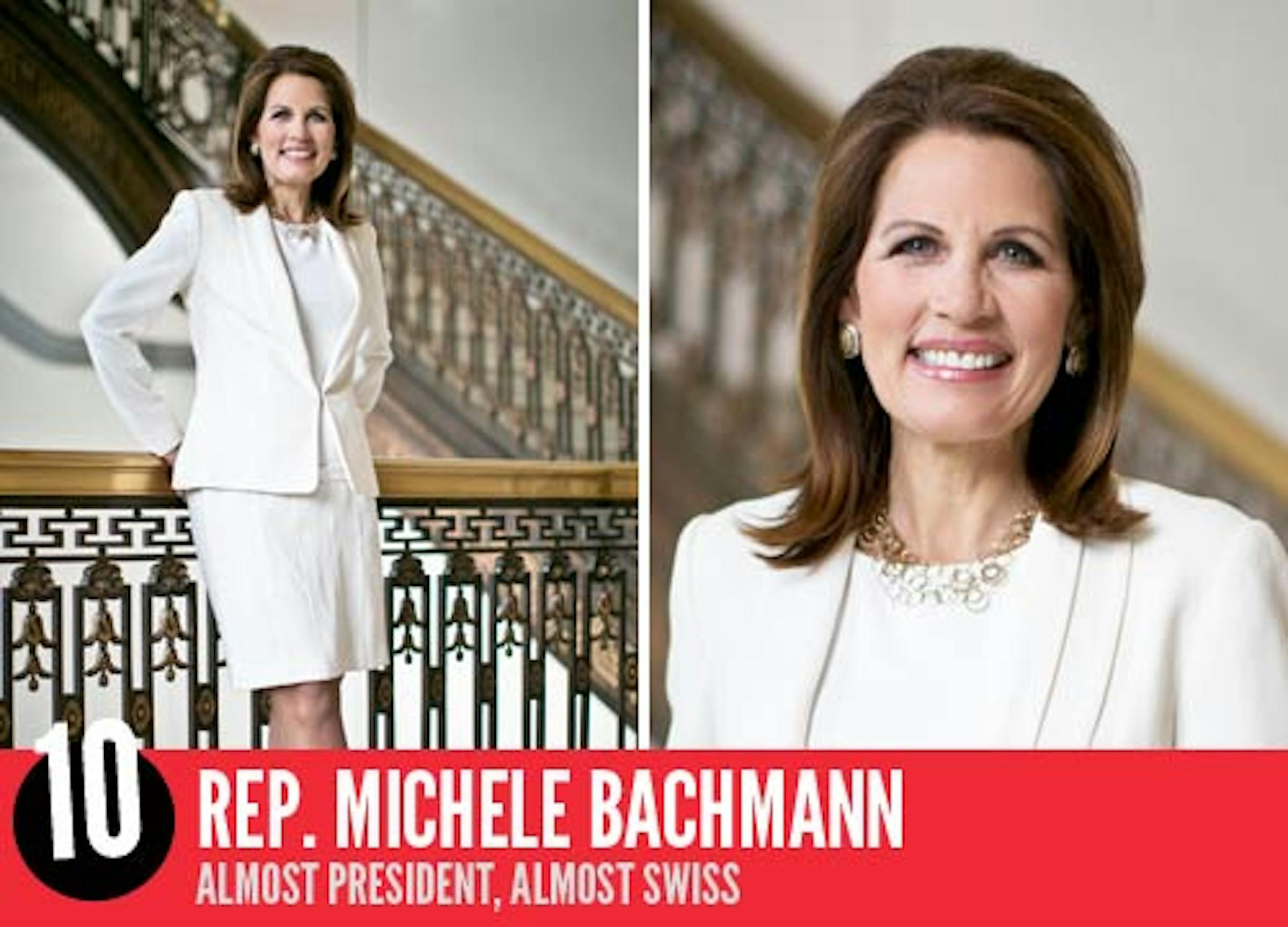 Bachmann one of Hill's '50 Most Beautiful'