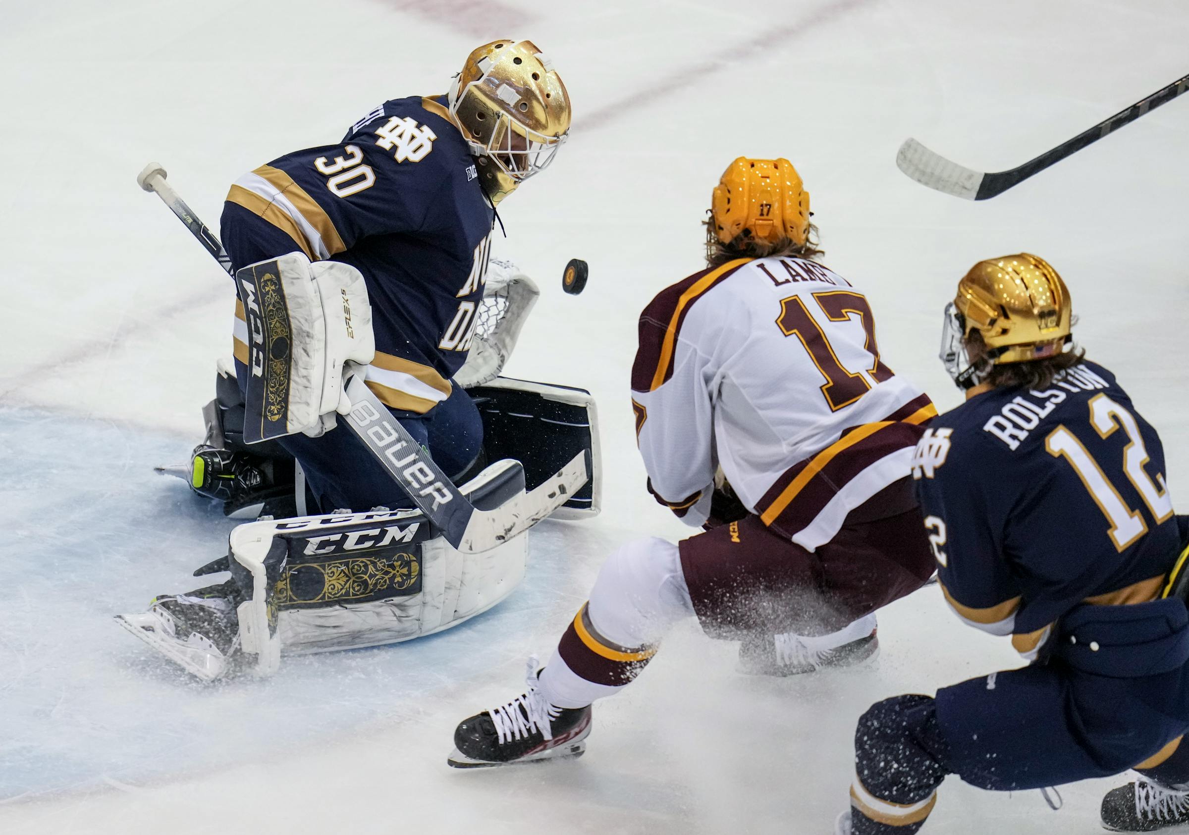 Gophers men's hockey ready for Notre Dame and its Minnesota connections