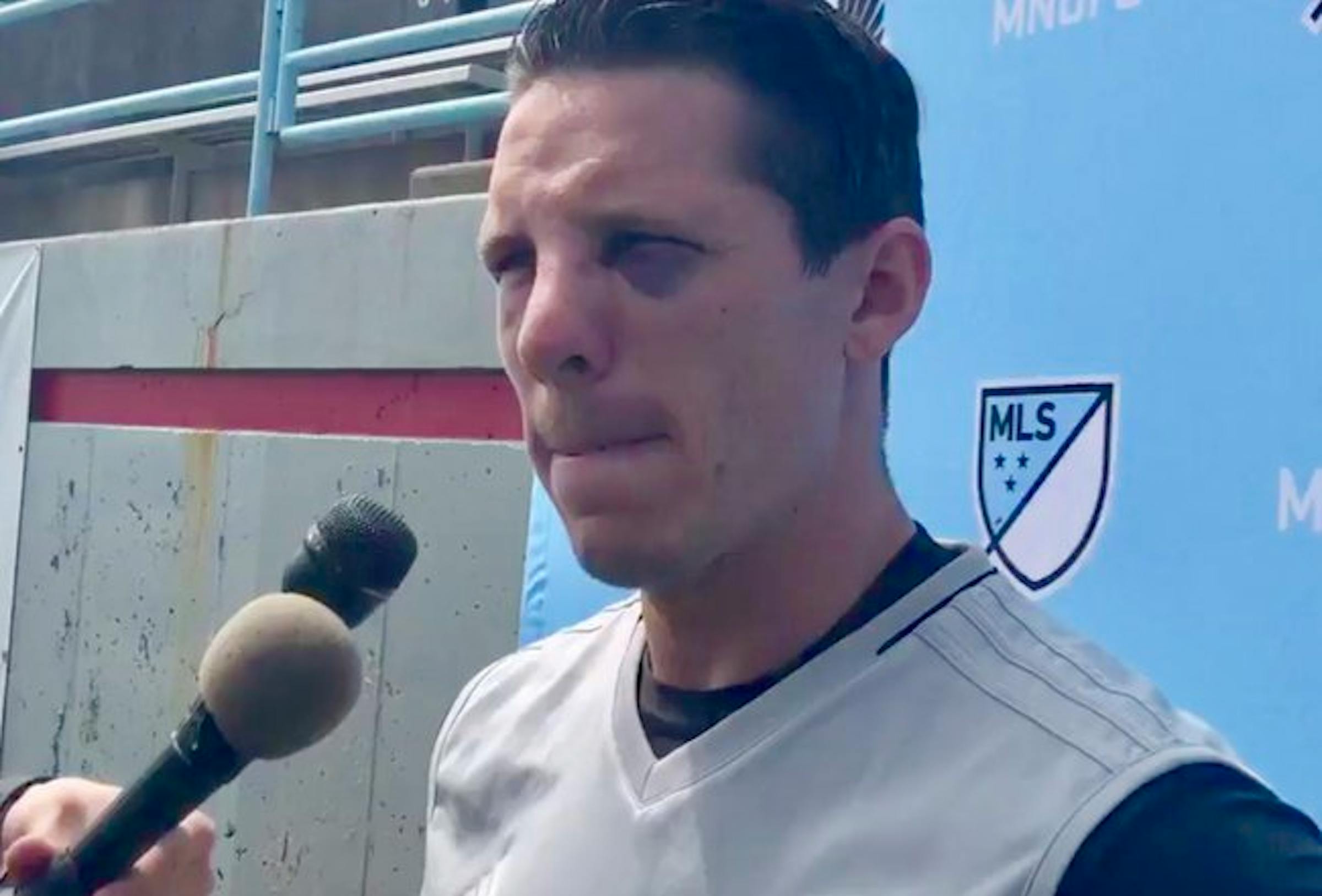 Bobby Shuttleworth looks "like a raccoon" but is ready to play