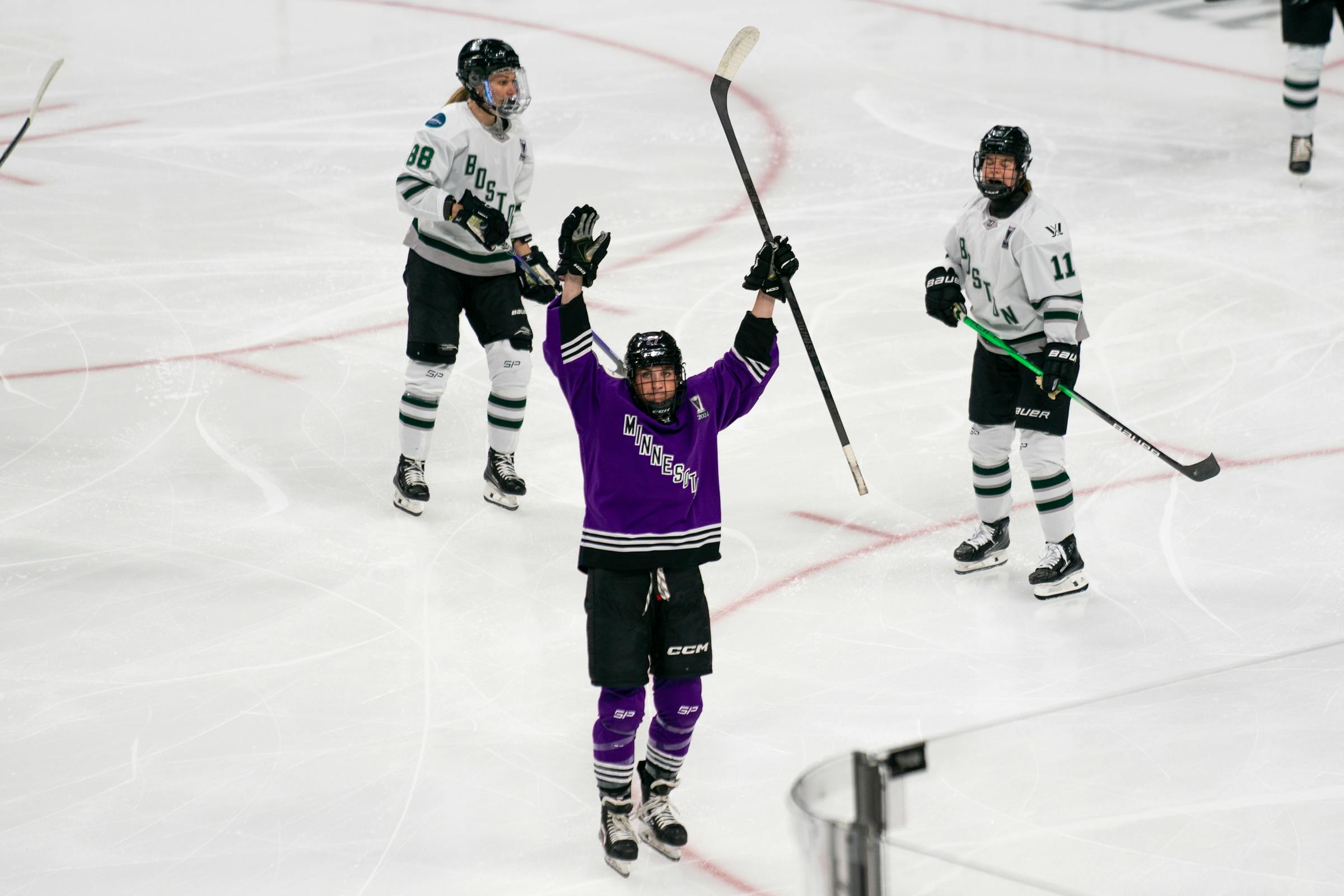Taylor Heise rises to the occasion in her rookie PWHL playoffs