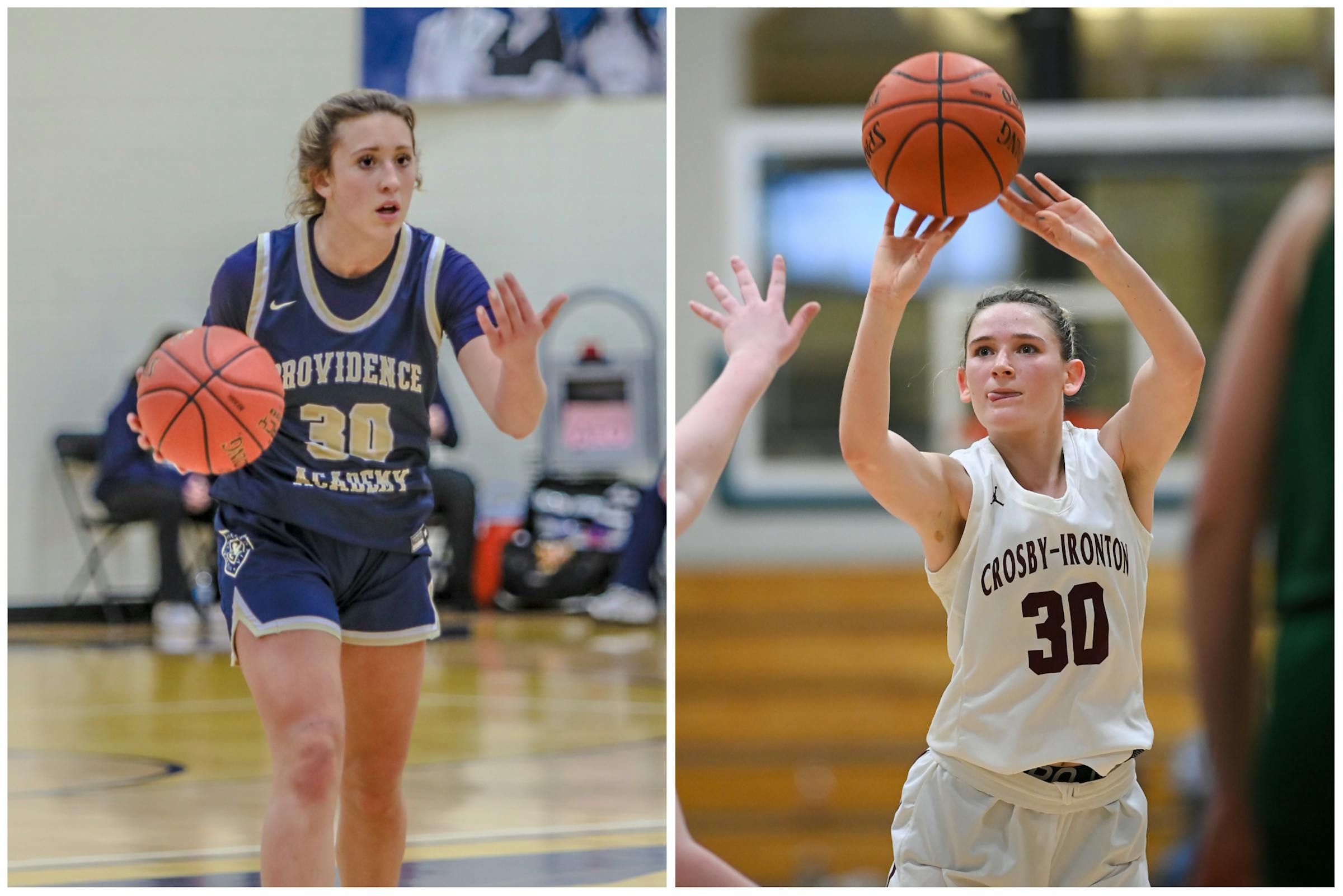 Ninth-graders Maddyn Greenway and Tori Oehrlein take aim at state girls ...
