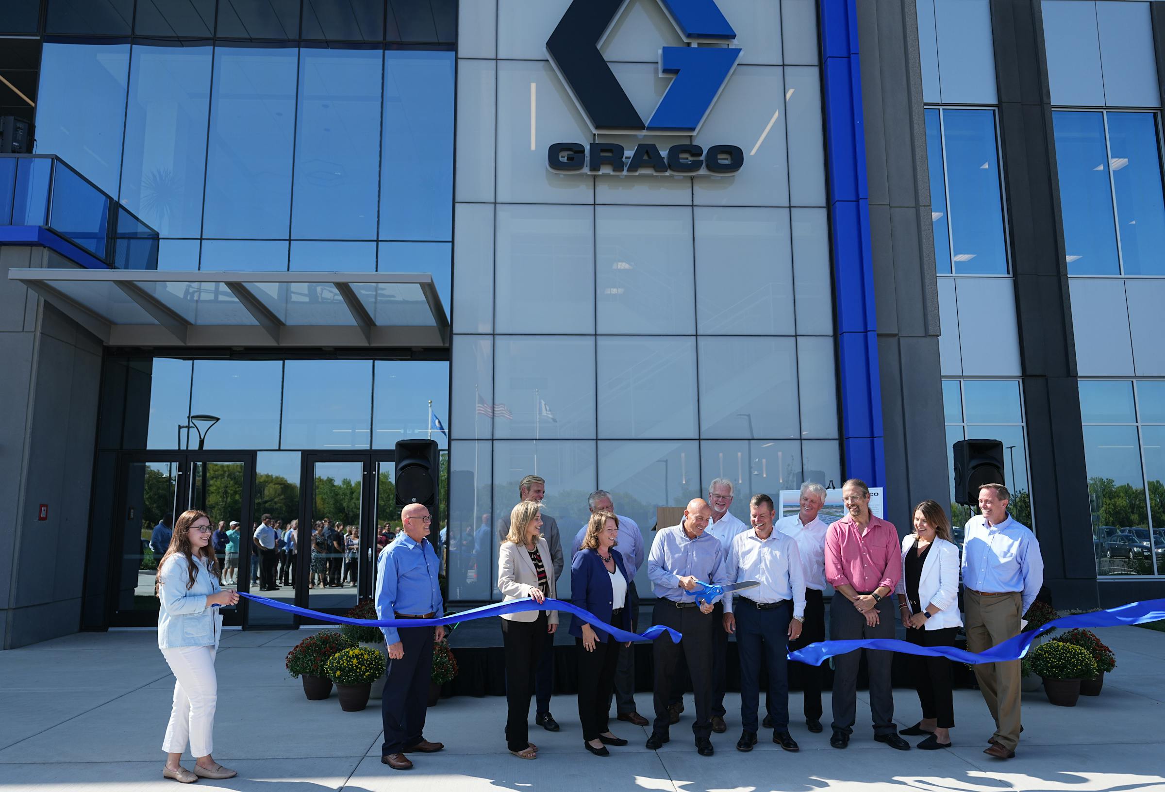 Graco opens new solar-powered facility in Dayton, Minn.