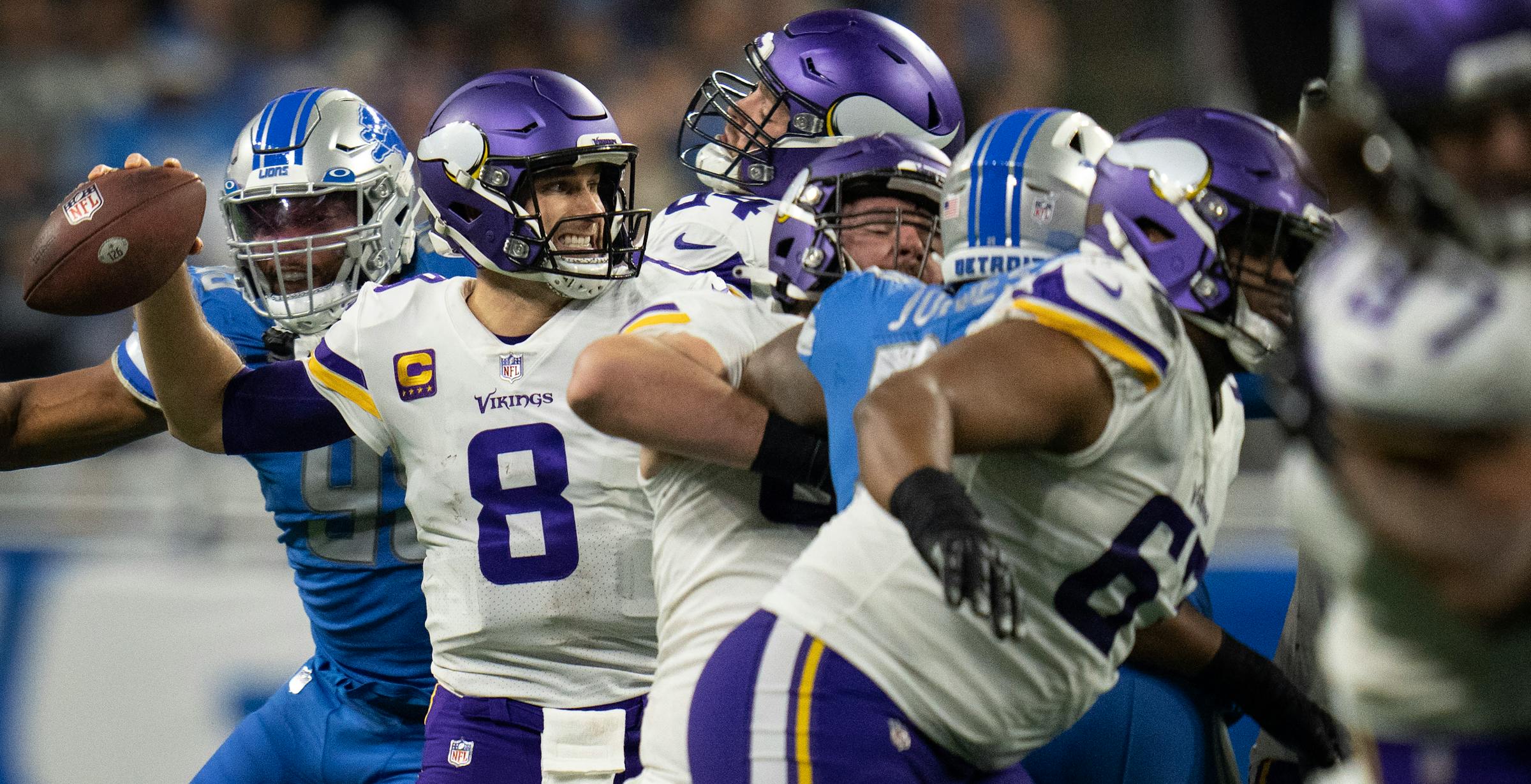 Despite loss to Lions, Vikings quarterback Kirk Cousins turns some of ...