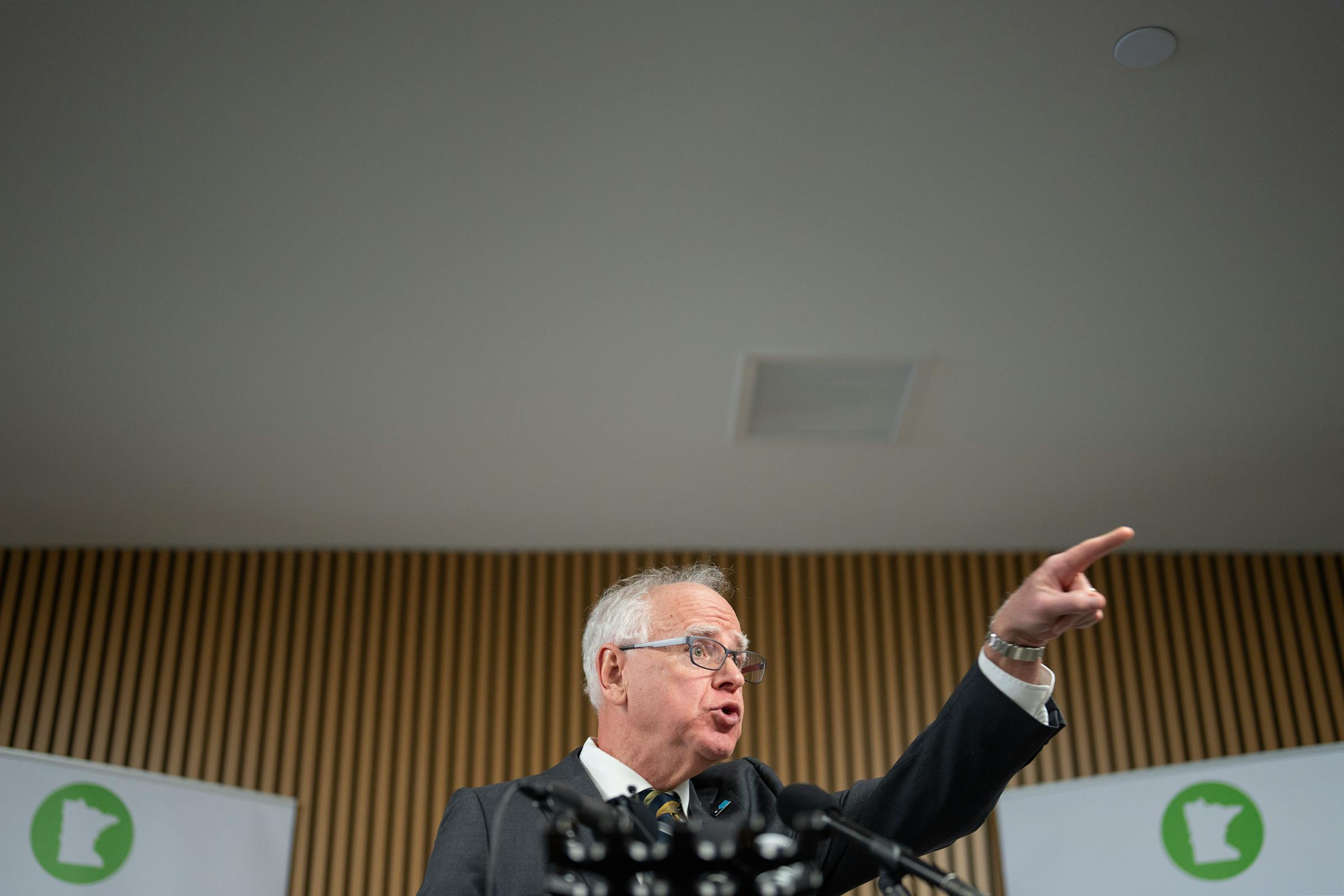 Tim Walz speaks on decision to drop out of race for a third term