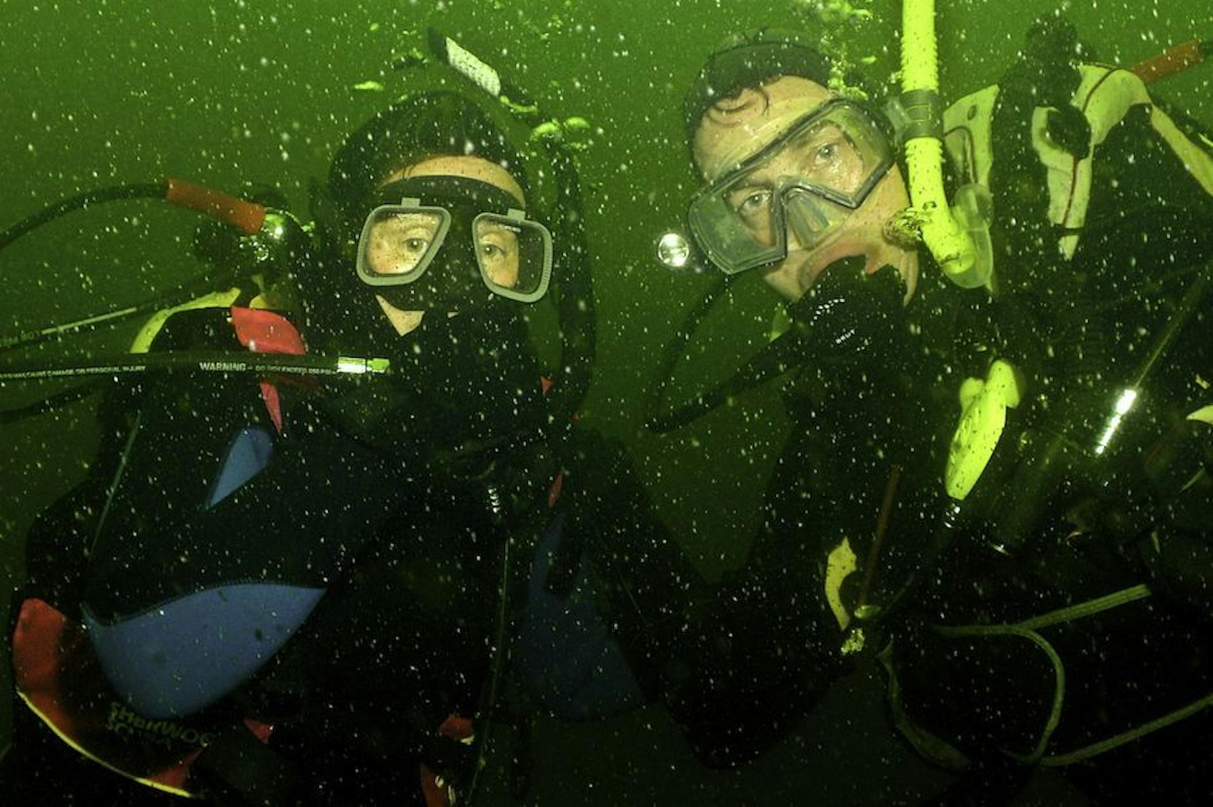 Underwater archaeologists research boats that sank in Lake Minnetonka