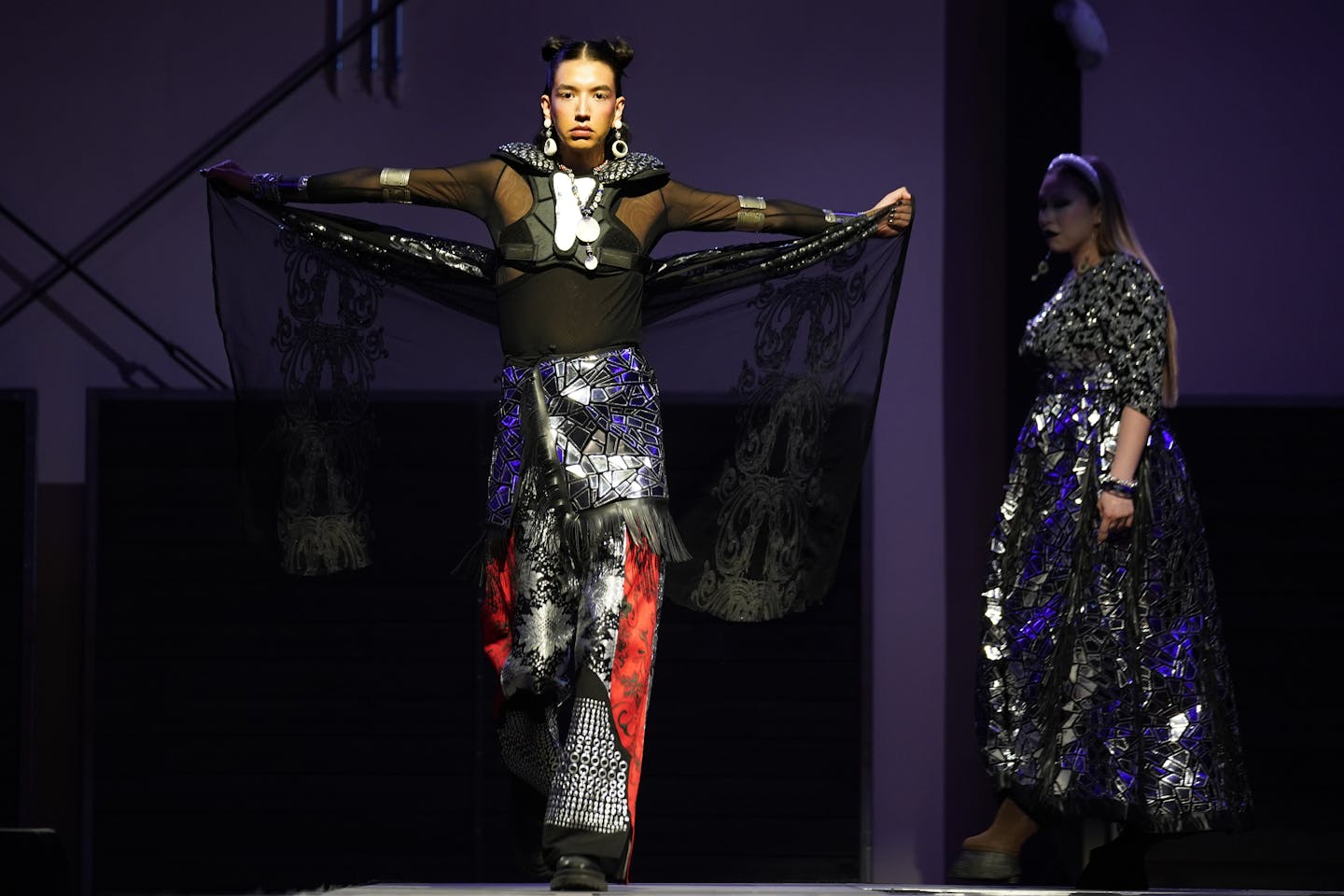 Native Nations Fashion Night, created by Ojibwe designer Delina White, spotlights Indigenous artists