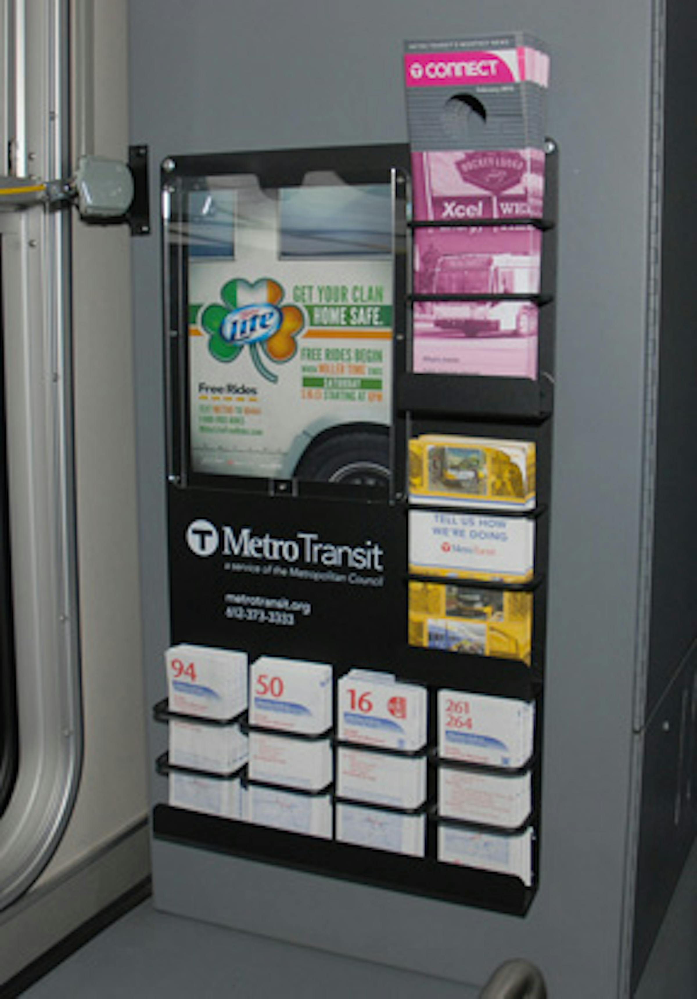 Metro Tranist installs new information centers on buses
