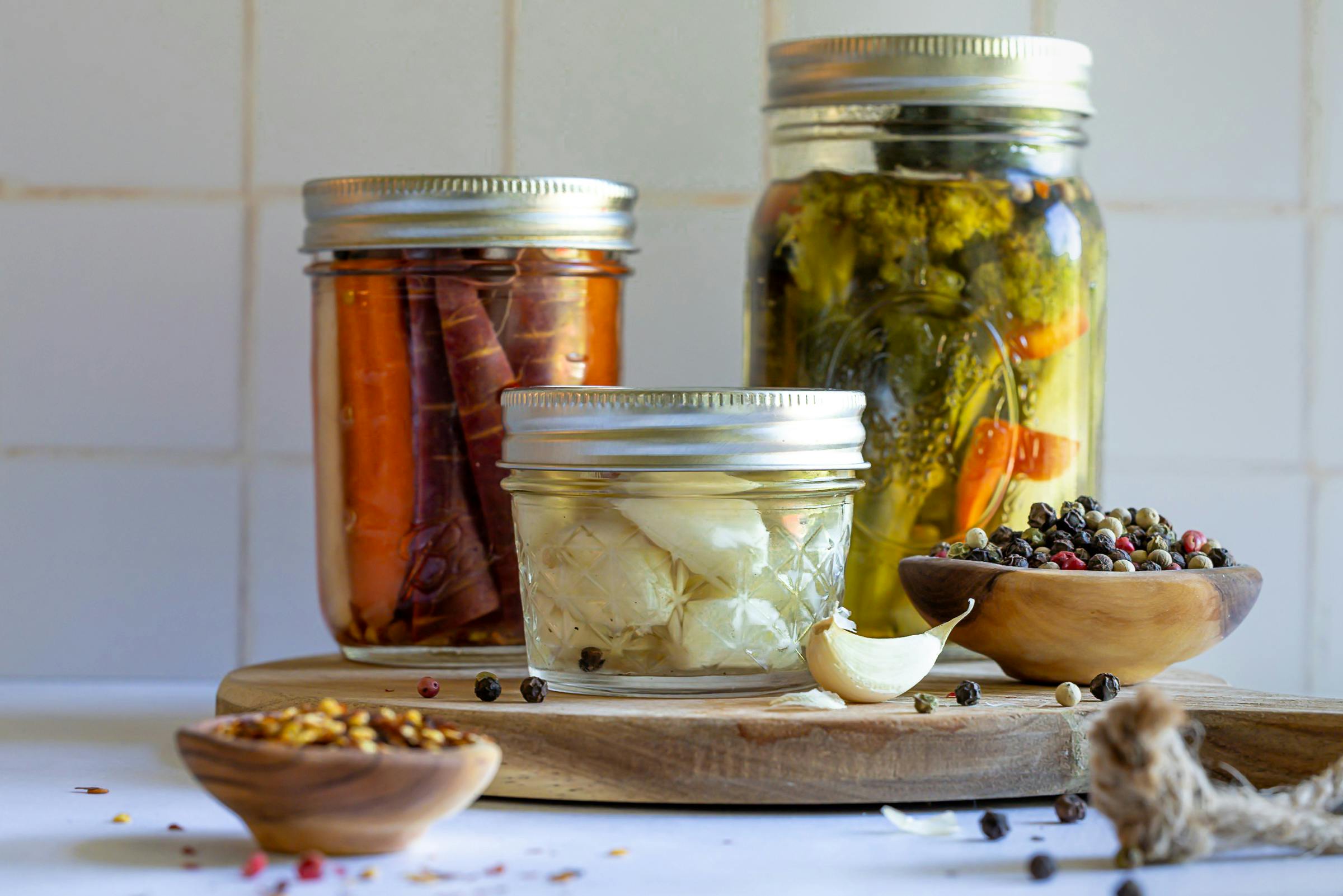 Quick pickling captures summer in jar