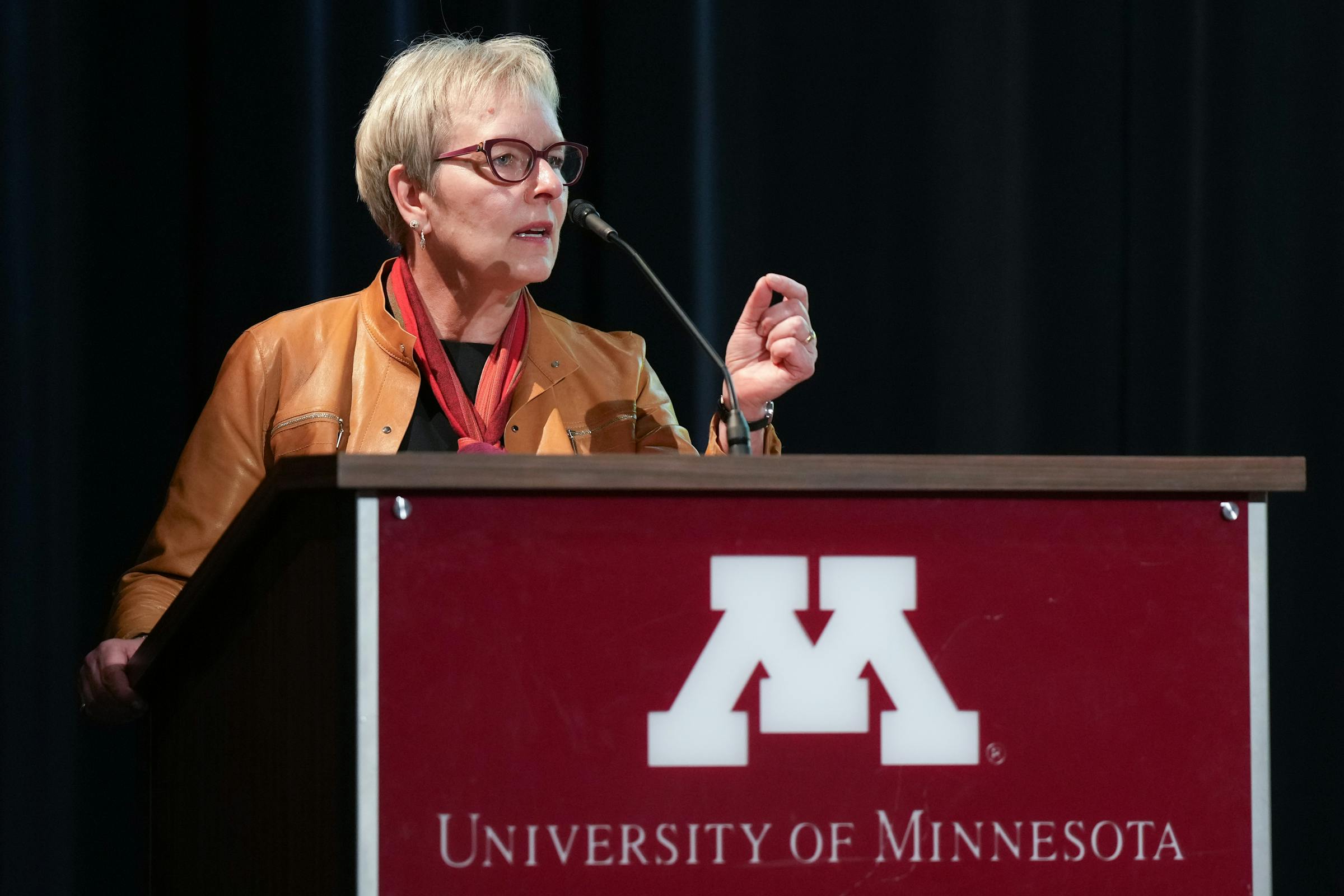 University of Minnesota president finalist Laura Bloomberg is having a ...