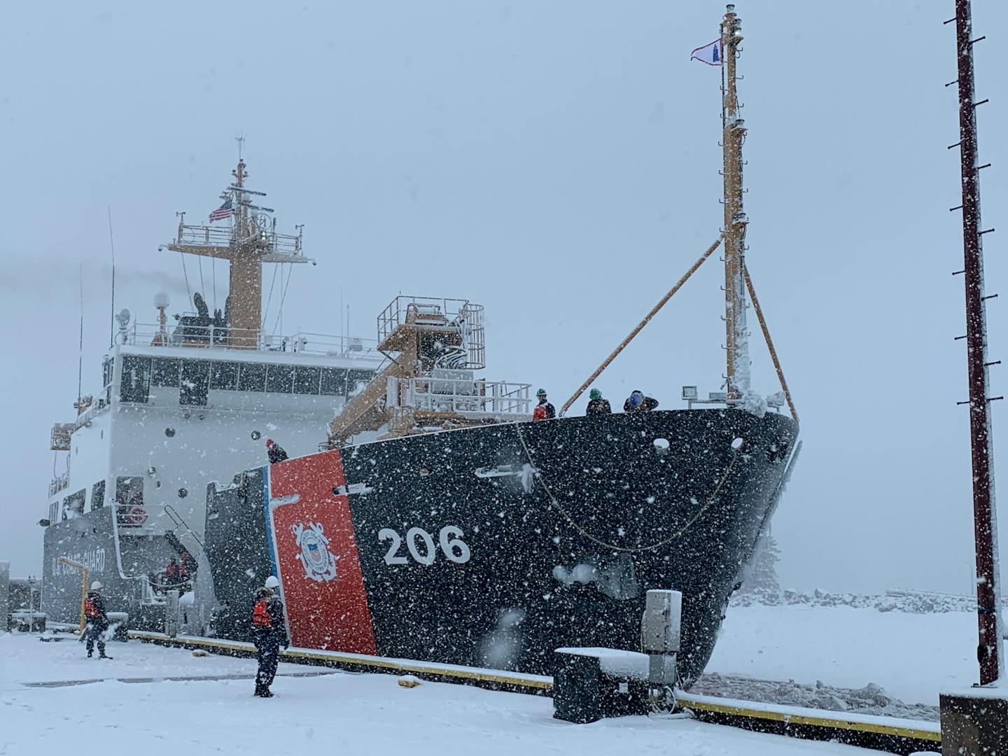 U.S. Coast Guard cutter Spar settles into new homeport in Duluth