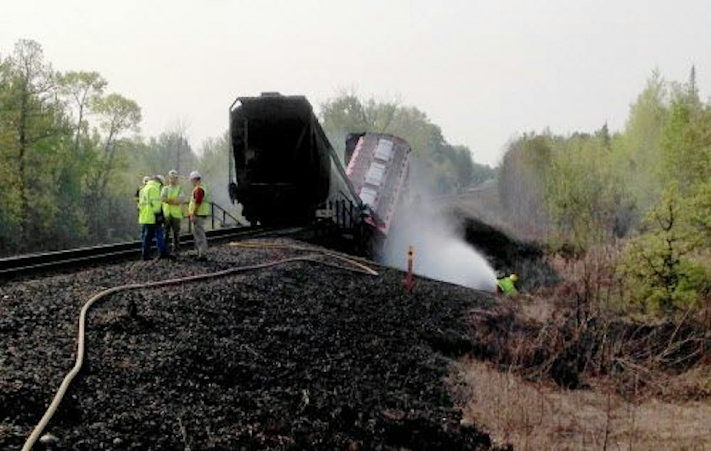 Rail bridge fire near International Falls closes crucial rail corridor