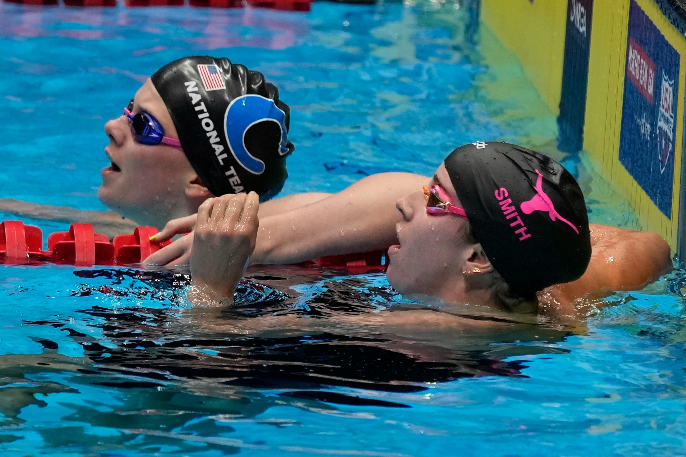 Four big swimming stars, including Lakeville’s Regan Smith, double up ...