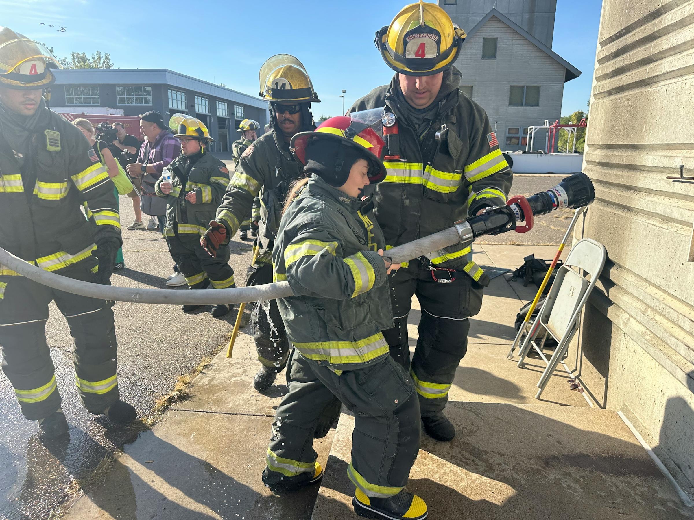 Minneapolis Fire Department 'firefighter for a day' for disabled adults