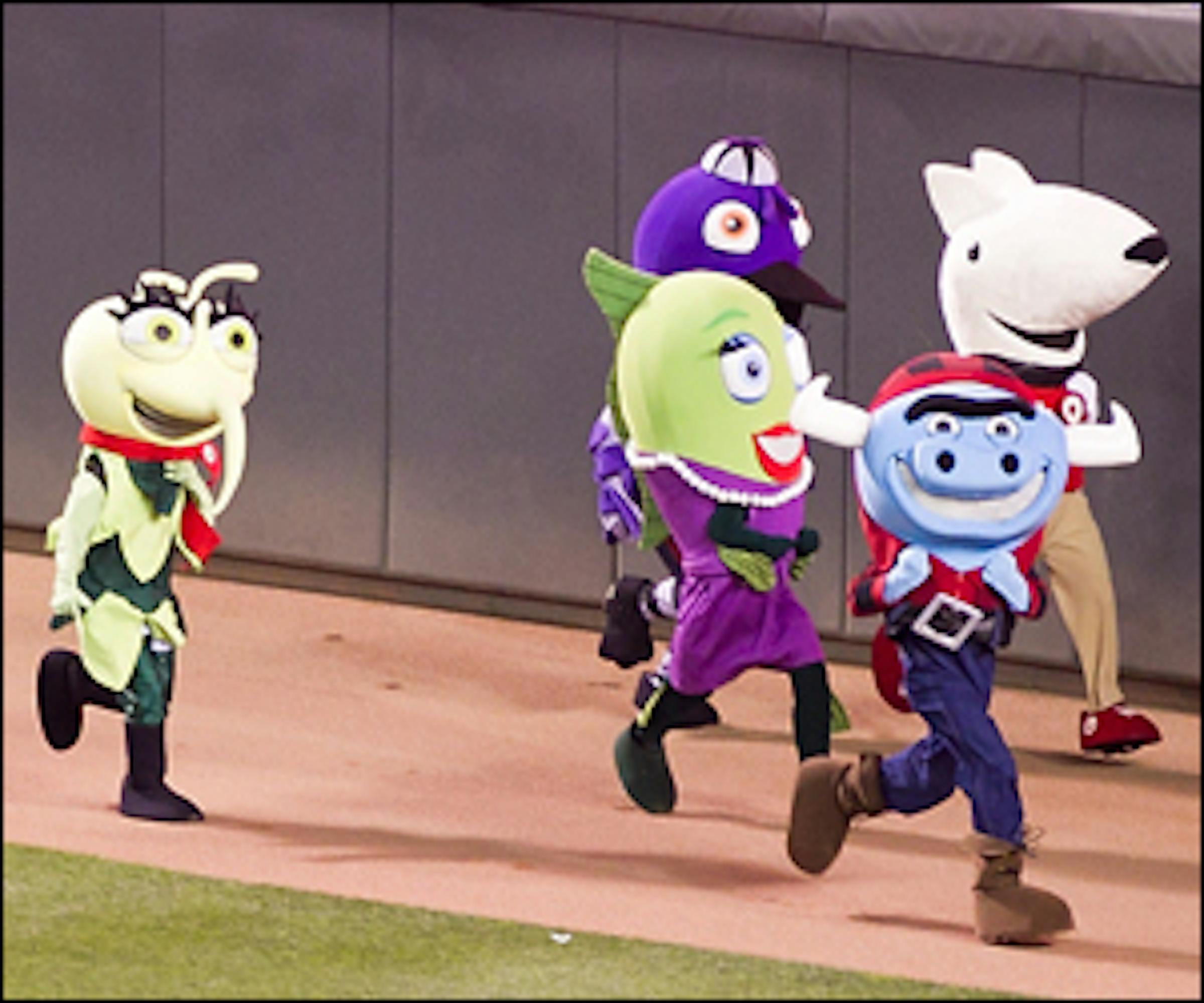 Who wants to be in the Target Field mascot race?