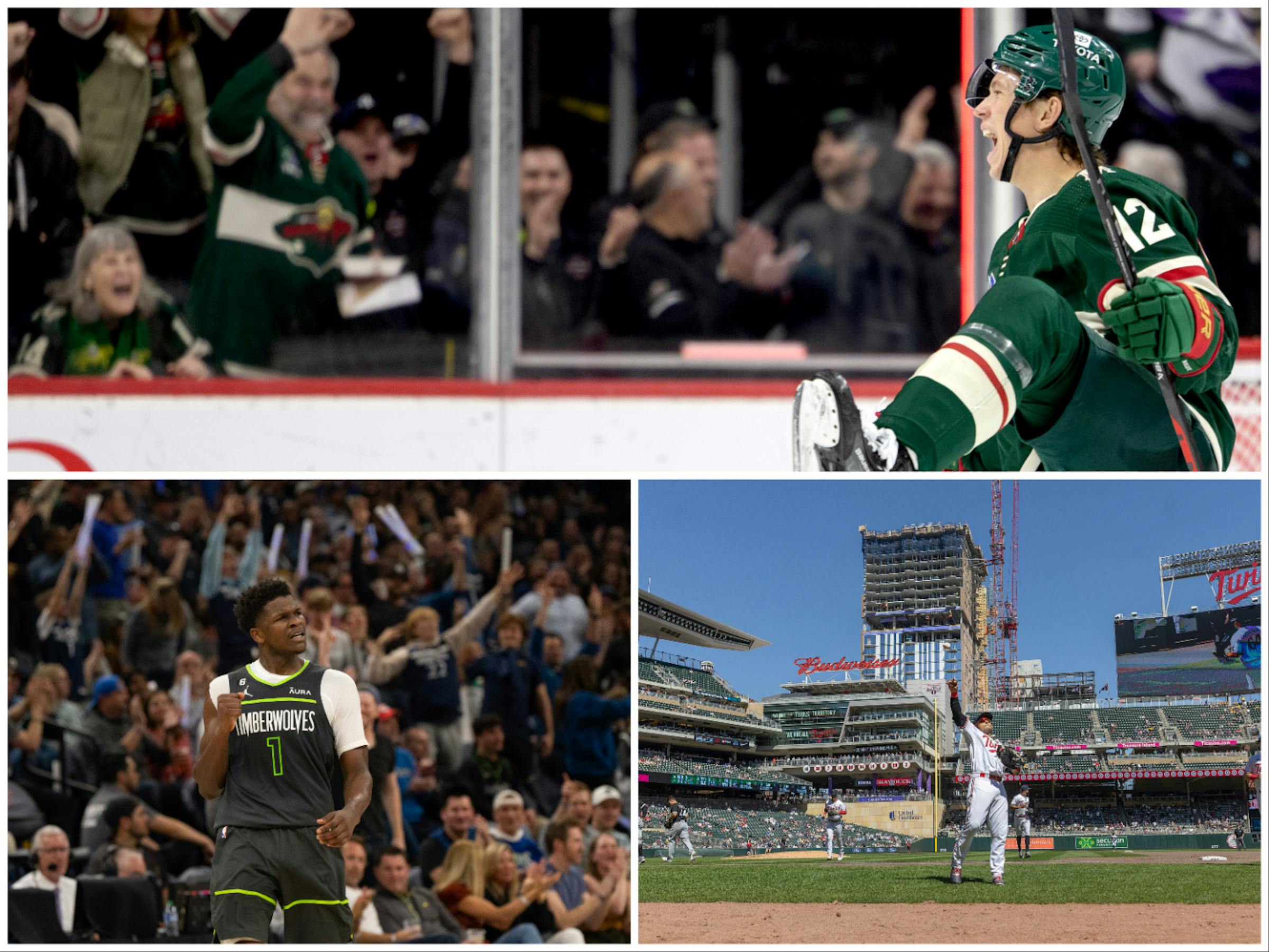 Wild, Timberwolves, Twins: Friday night shows what pro sports can bring ...