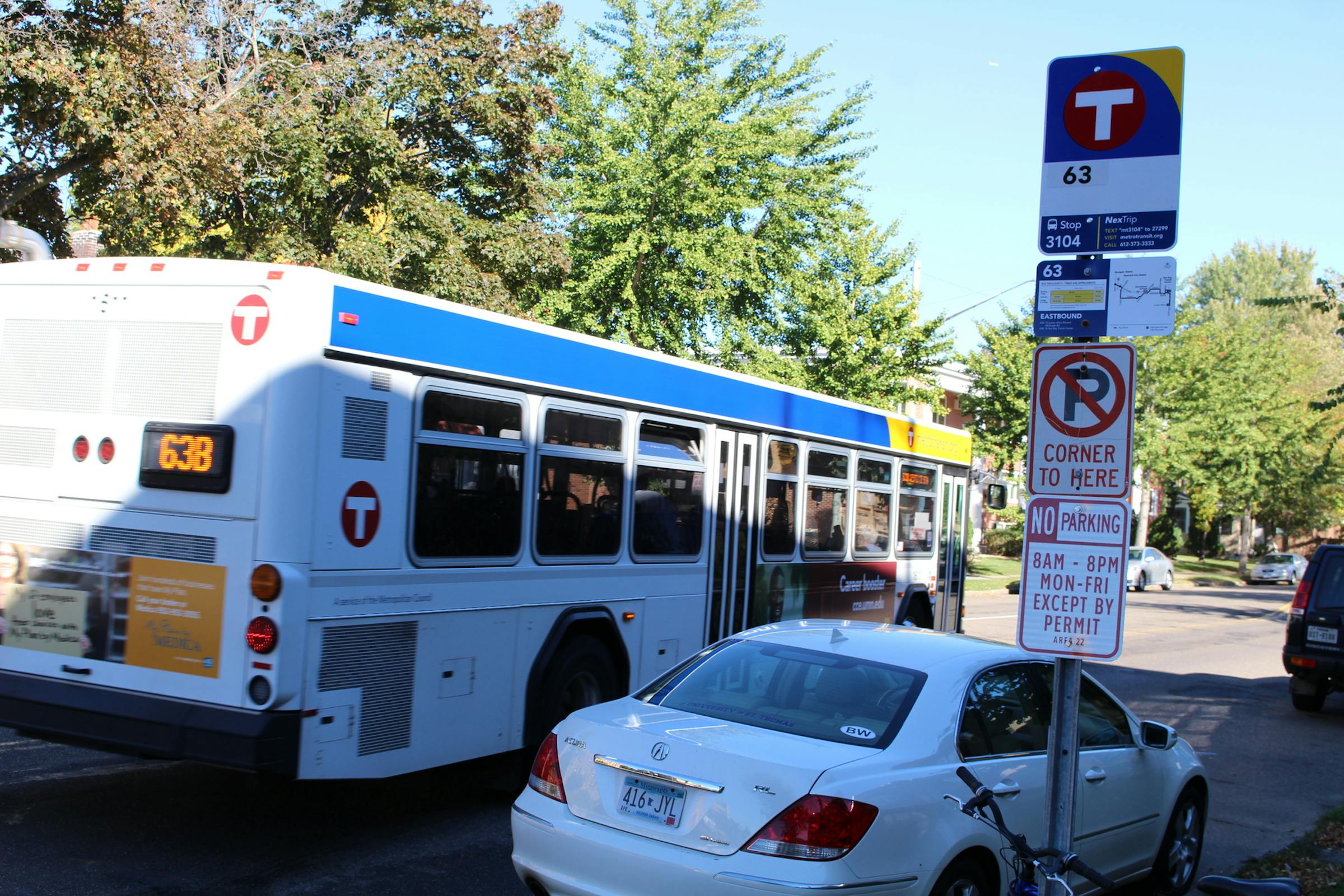 Metro Transit adding information at bus stops