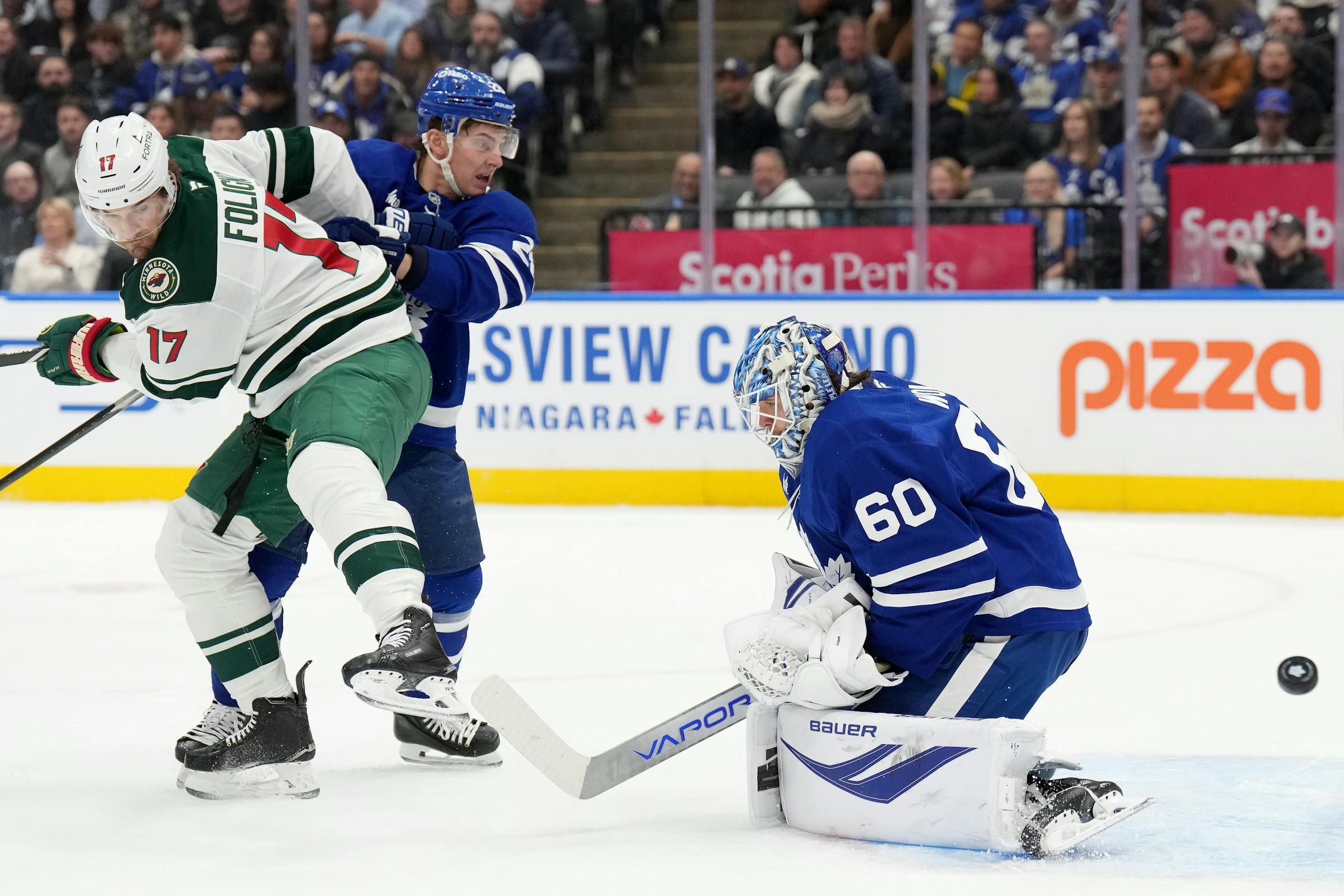 Minnesota Wild beat Toronto Maple Leafs behind Marcus Foligno hat trick