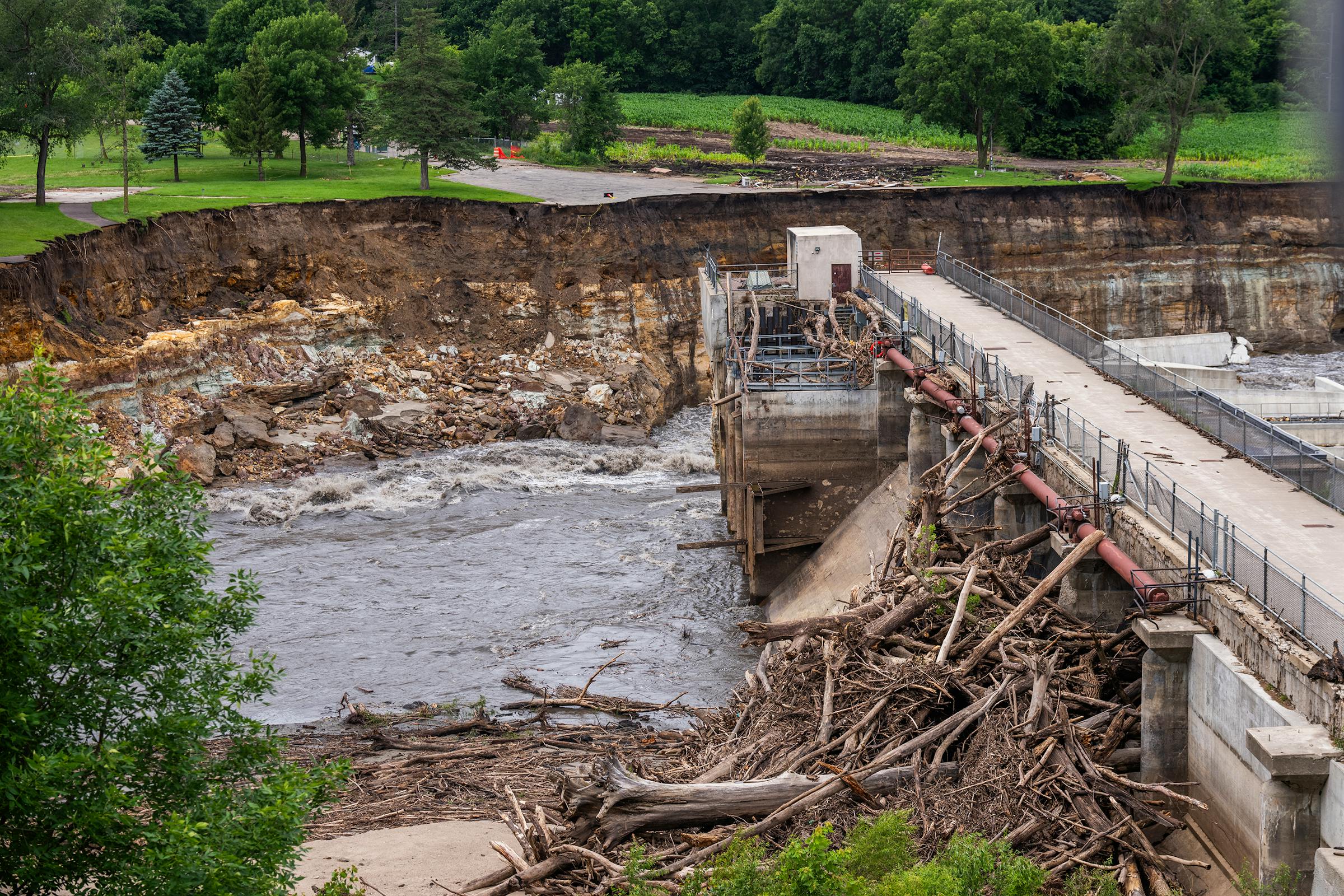 Bridge next to Rapidan Dam at risk of failure a week after major flooding