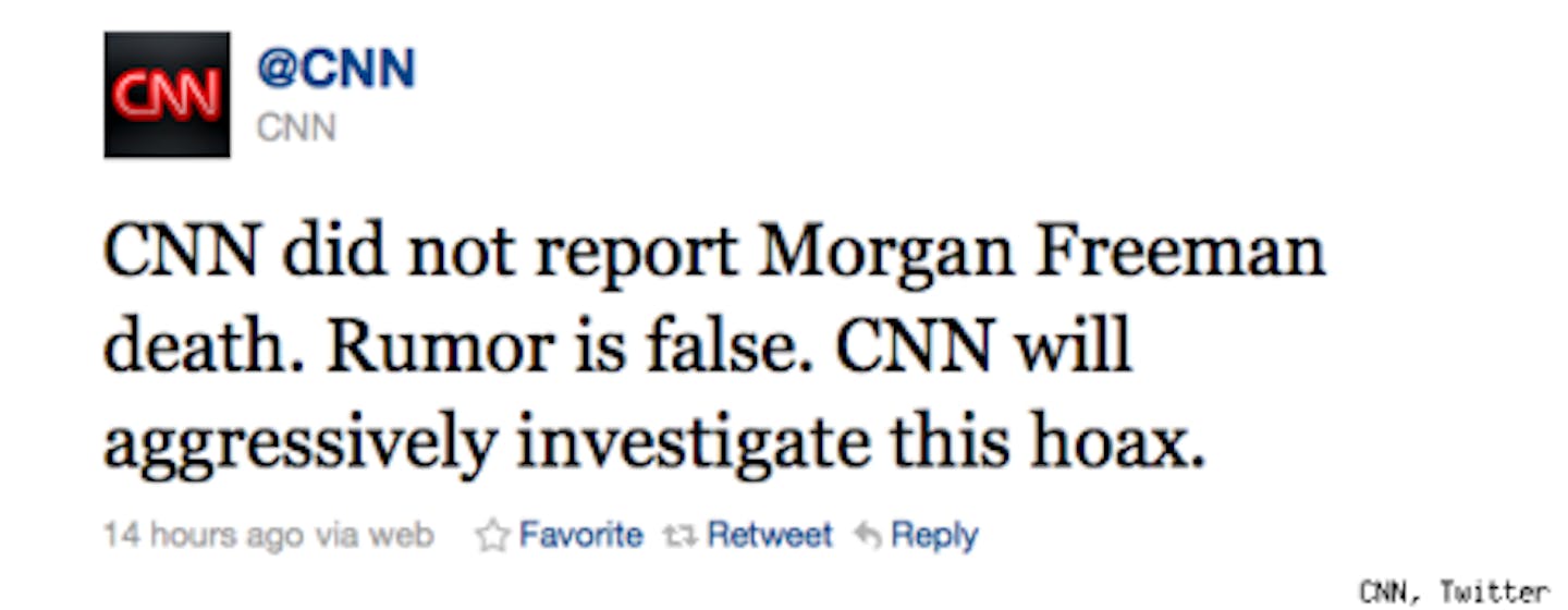 About that Morgan Freeman Death Hoax