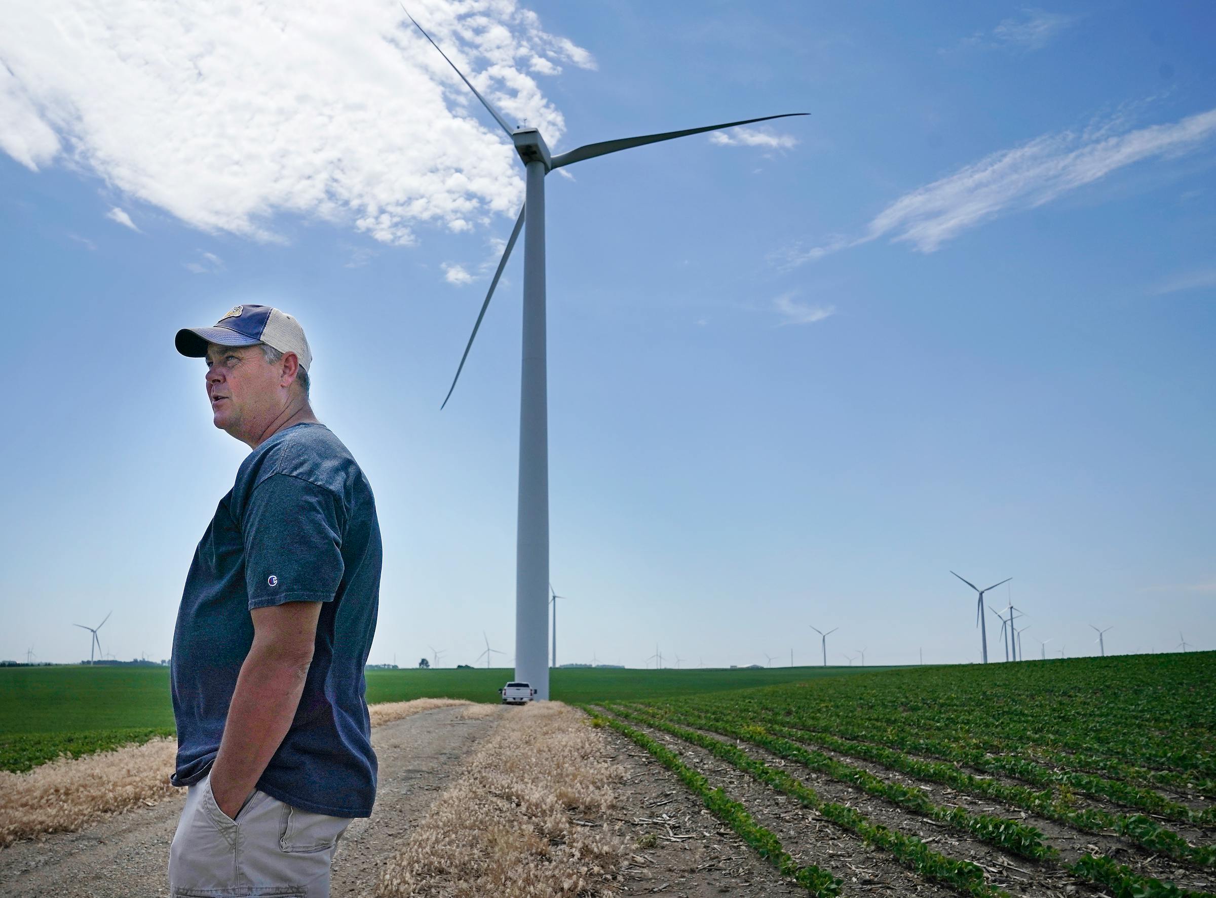 Power line congestion leads to wind turbine shutdowns, denting county ...