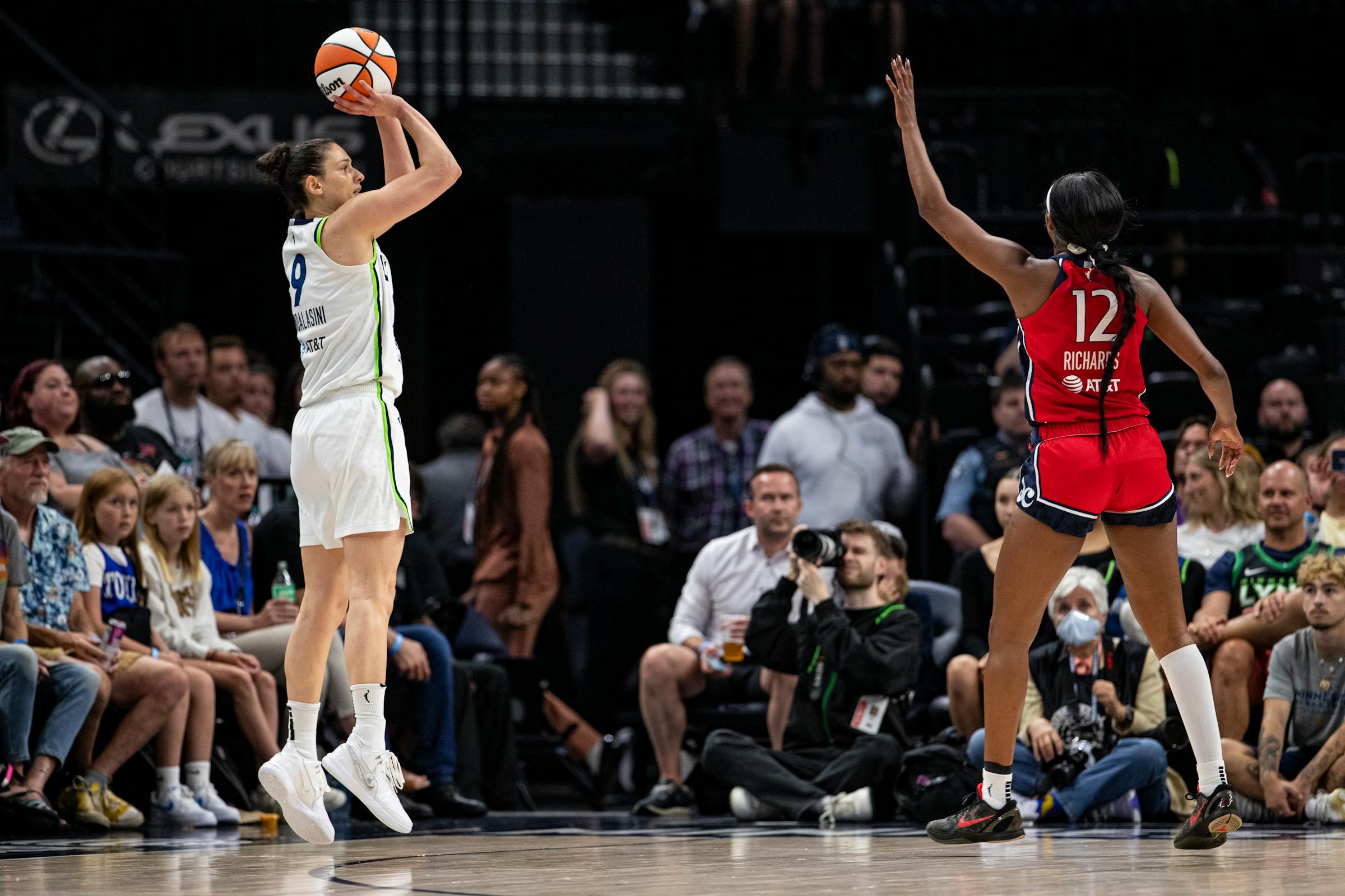 Without Napheesa Collier, Lynx defeat Mystics 74-67 to return to the ...