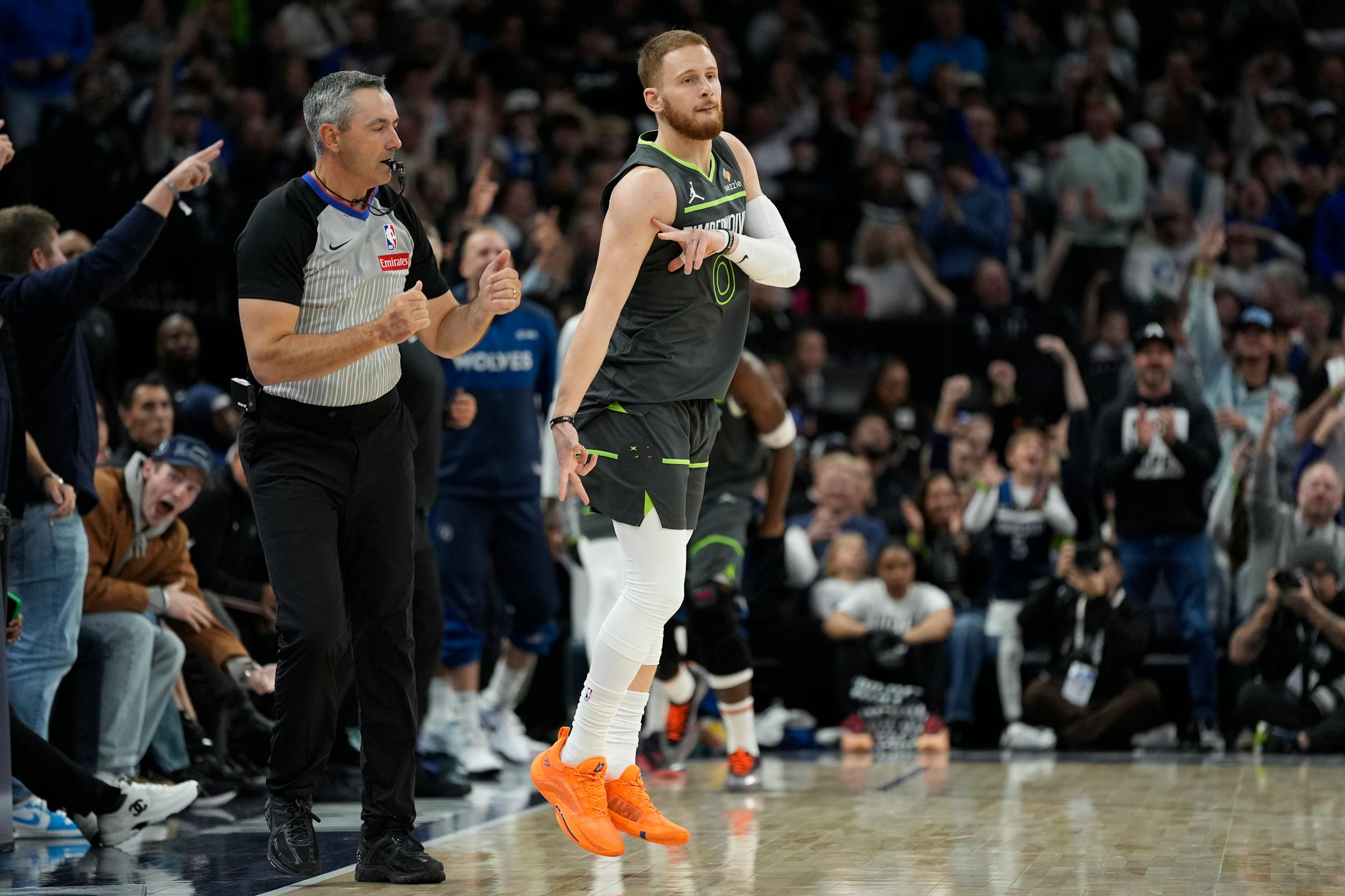 Timberwolves surge past Denver late as teams revive rivalry forged in ...