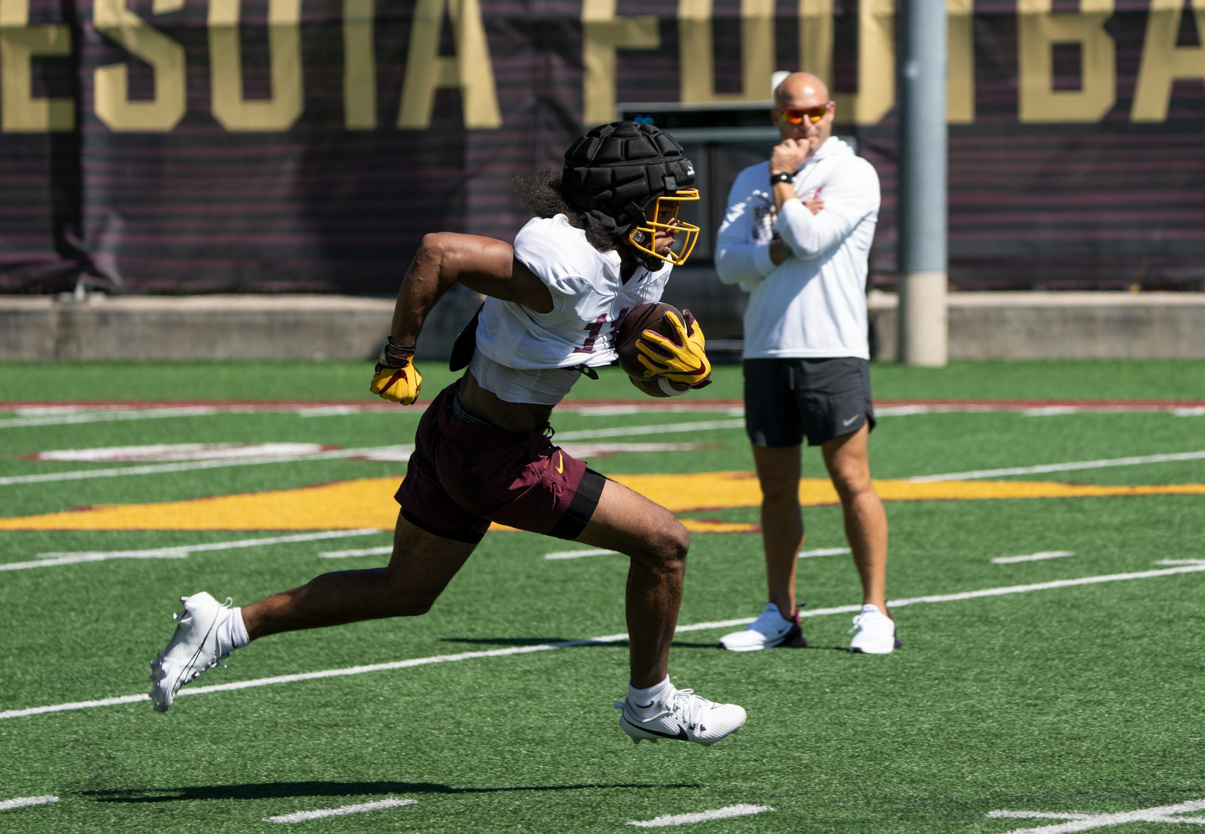 Gophers football reaches training camp midpoint with 'a long way to go'