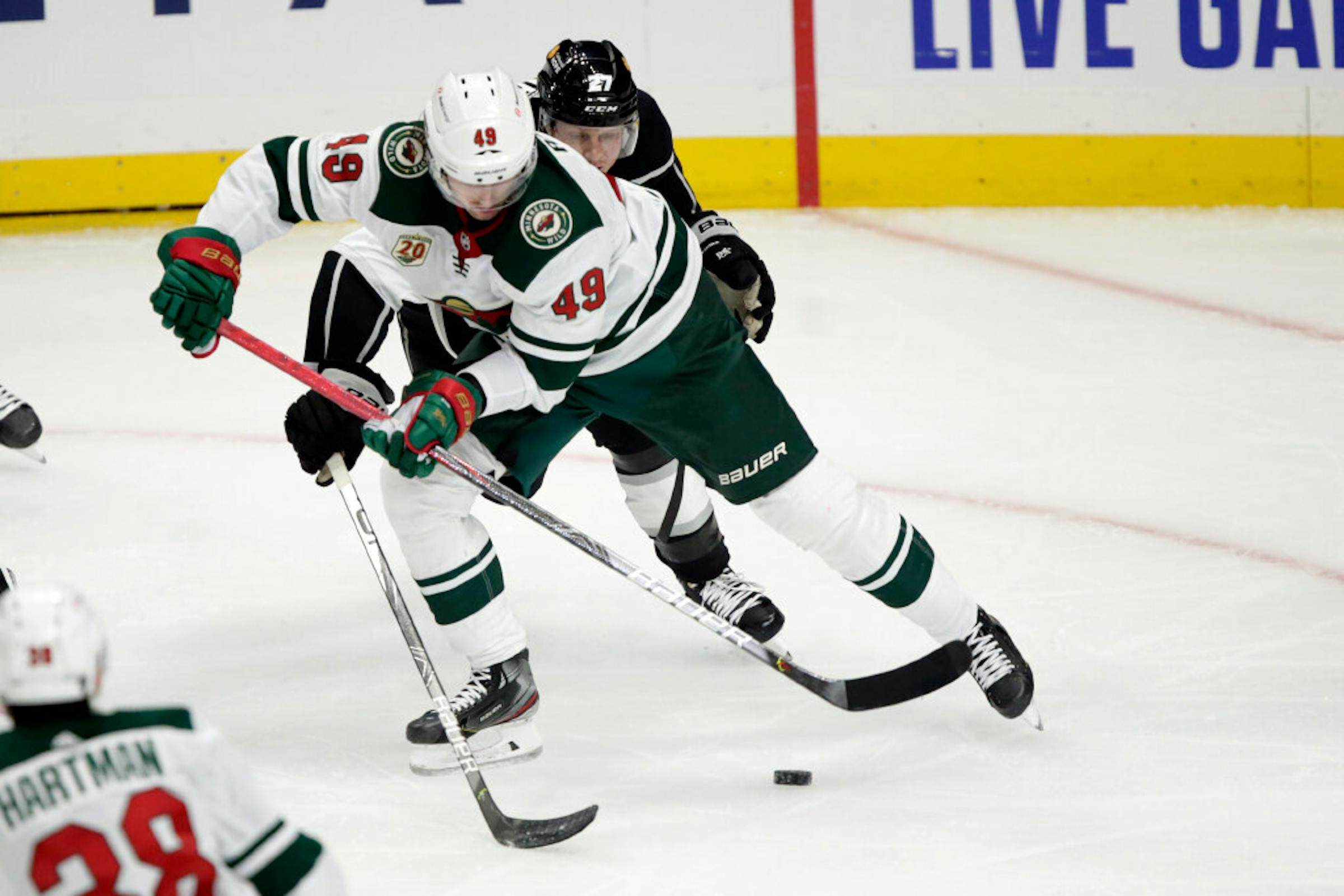 Victor Rask promoted to Wild's top line for Round 2 vs. Kings