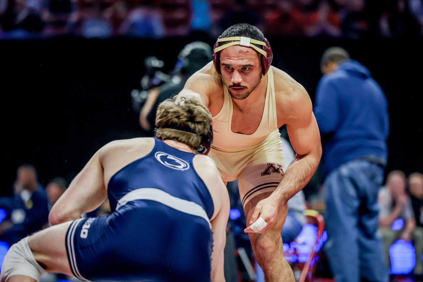Gophers wrestler Isaiah Salazar reaching new heights with his dominant ...