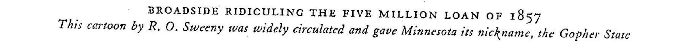 Minnesota Moment: Why we're called the Gopher State