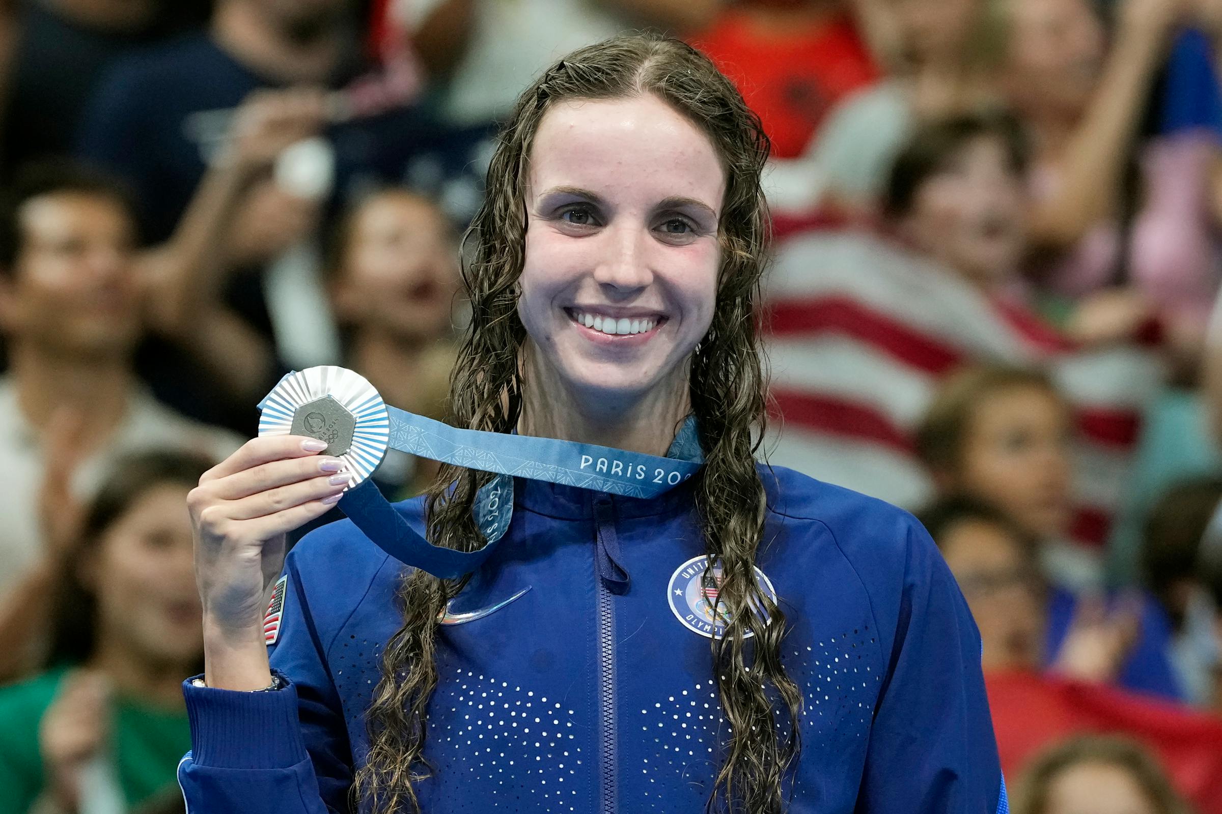 Lakeville’s Regan Smith wins another silver medal at the Paris Olympics ...