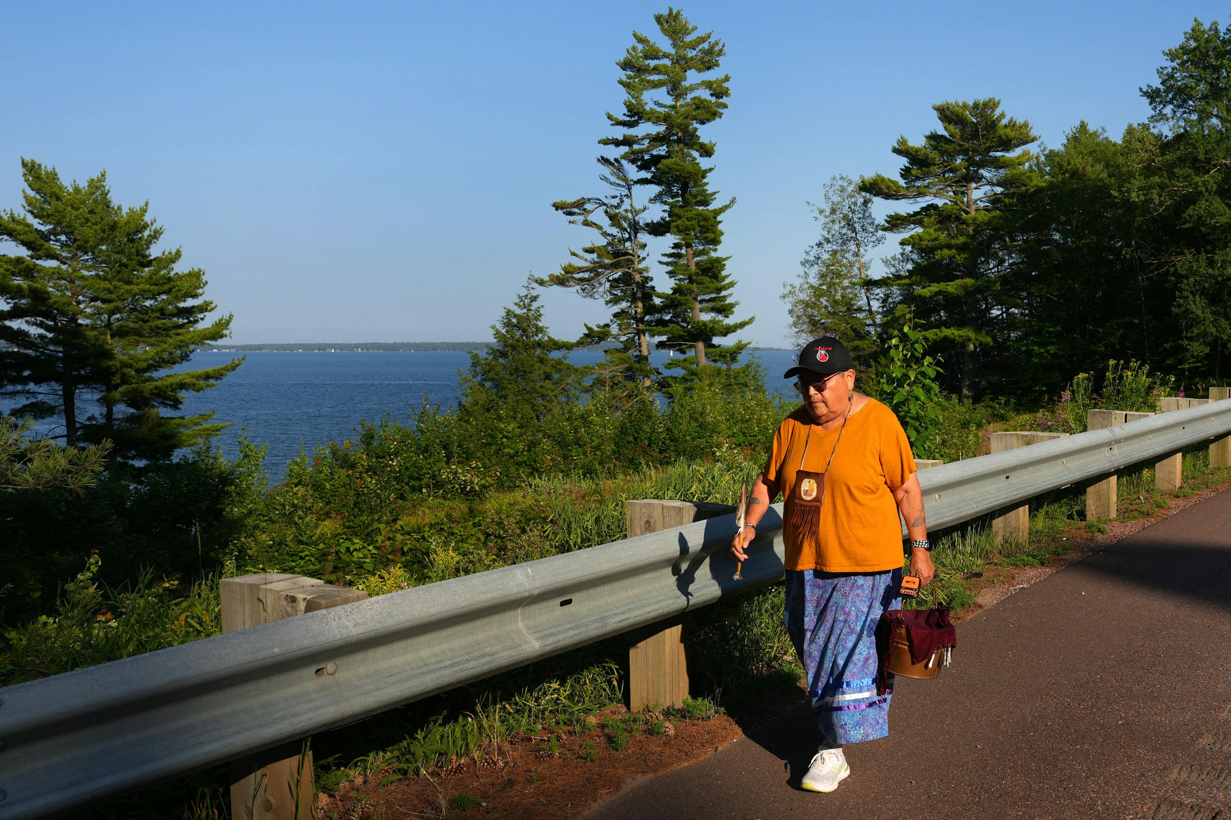 St. Croix River Nibi Walk is an Indigenous 'water walk' ceremony led by Sharon Day to pray for ...