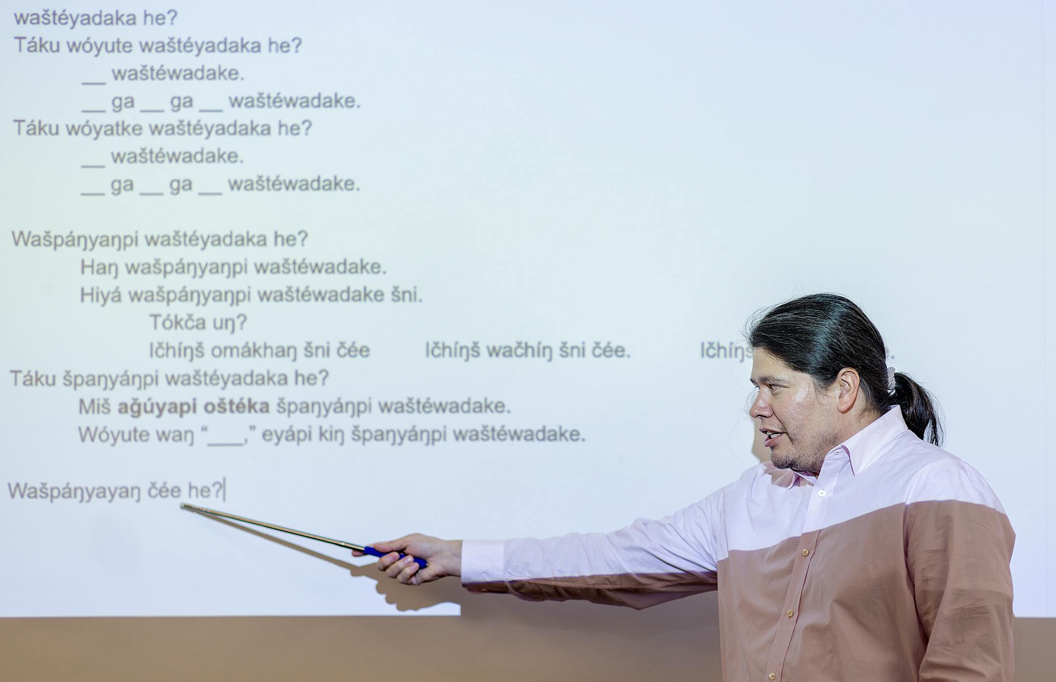 Saving the Dakota language, and saving a worldview
