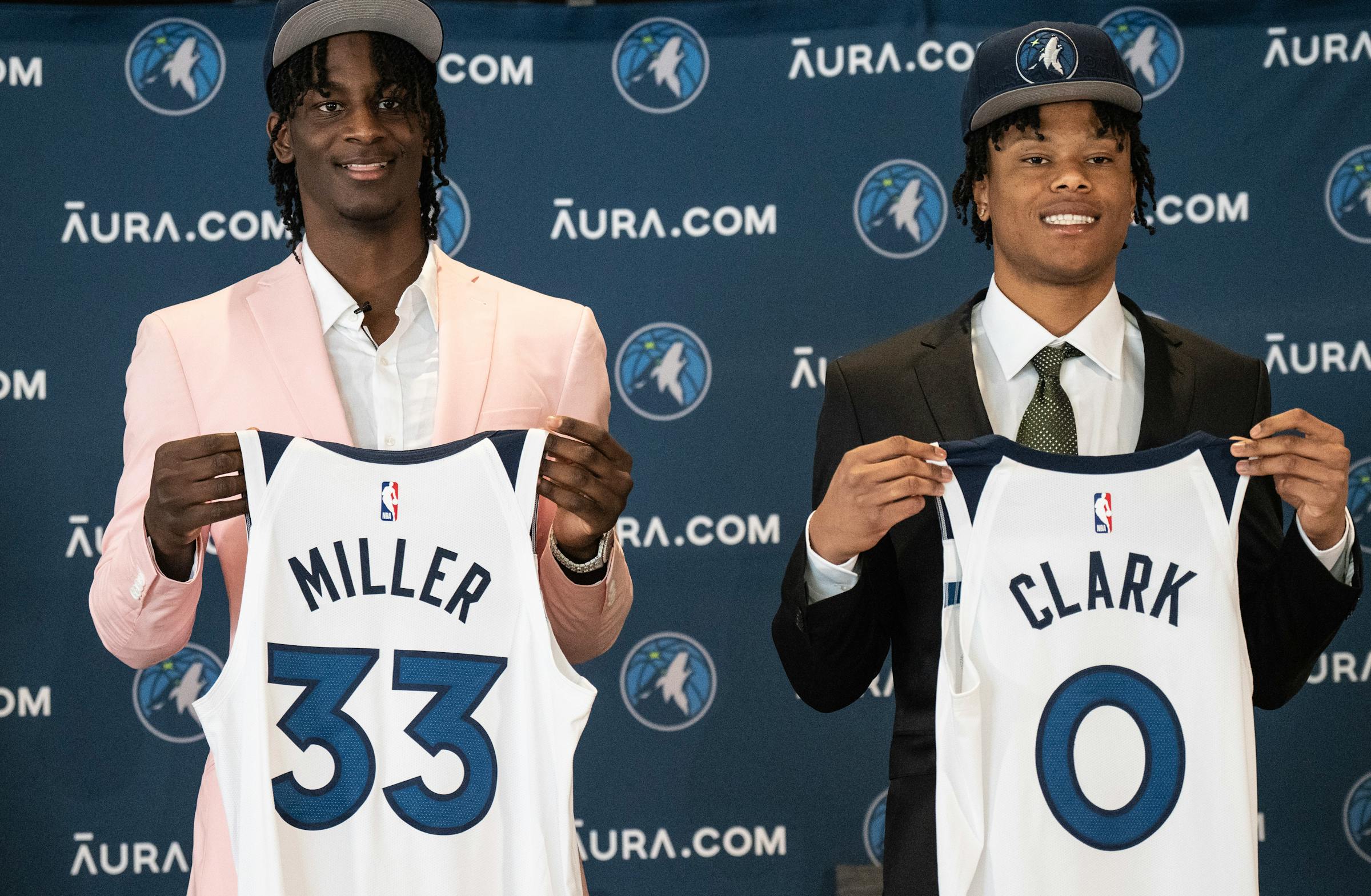 Timberwolves draft picks Leonard Miller, Jaylen Clark took very ...