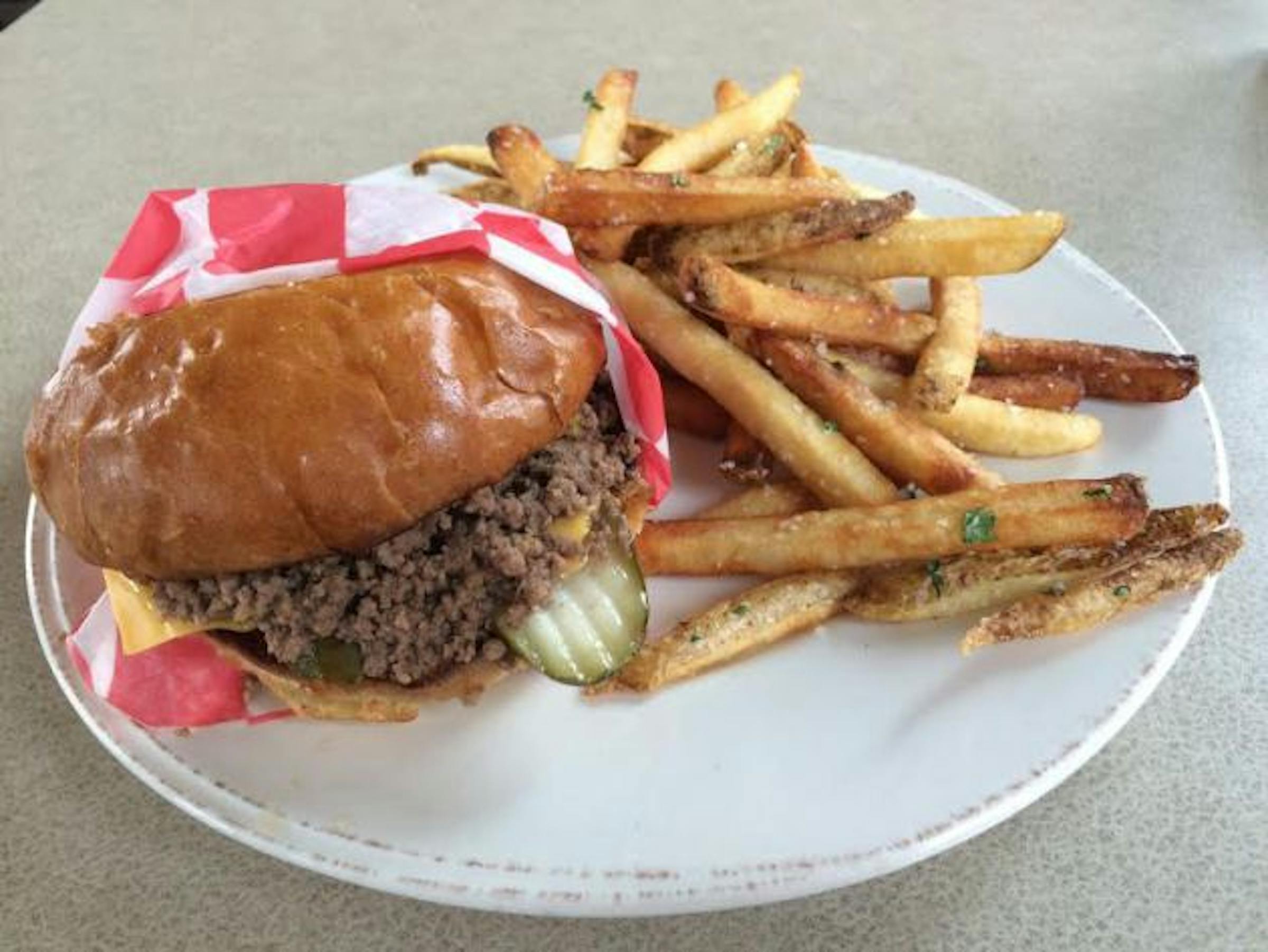 Burger Friday: Taking on a beefy Iowa tradition at Dakota Junction in Mound