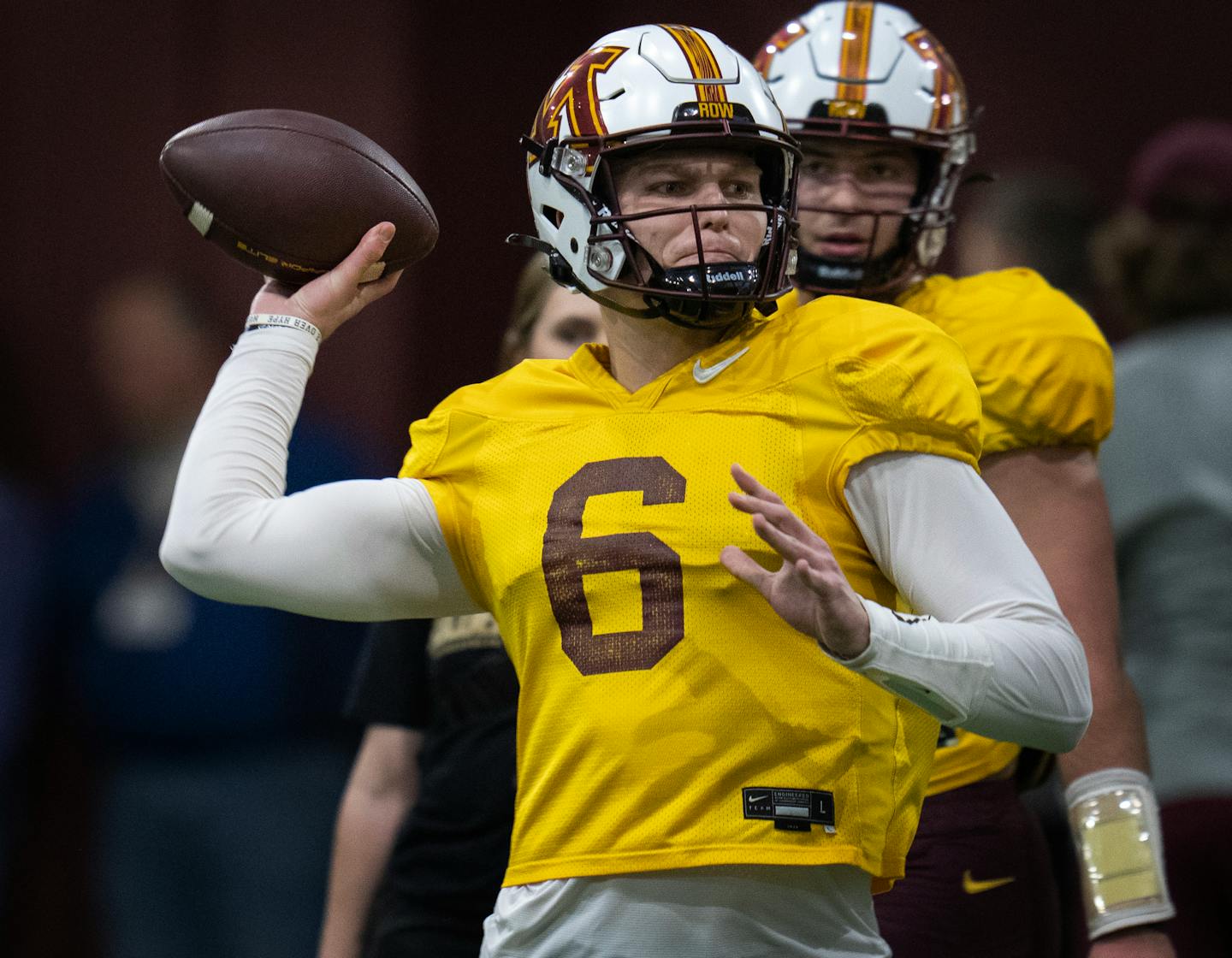Gophers redshirt freshman quarterback Jacob Knuth leaves team