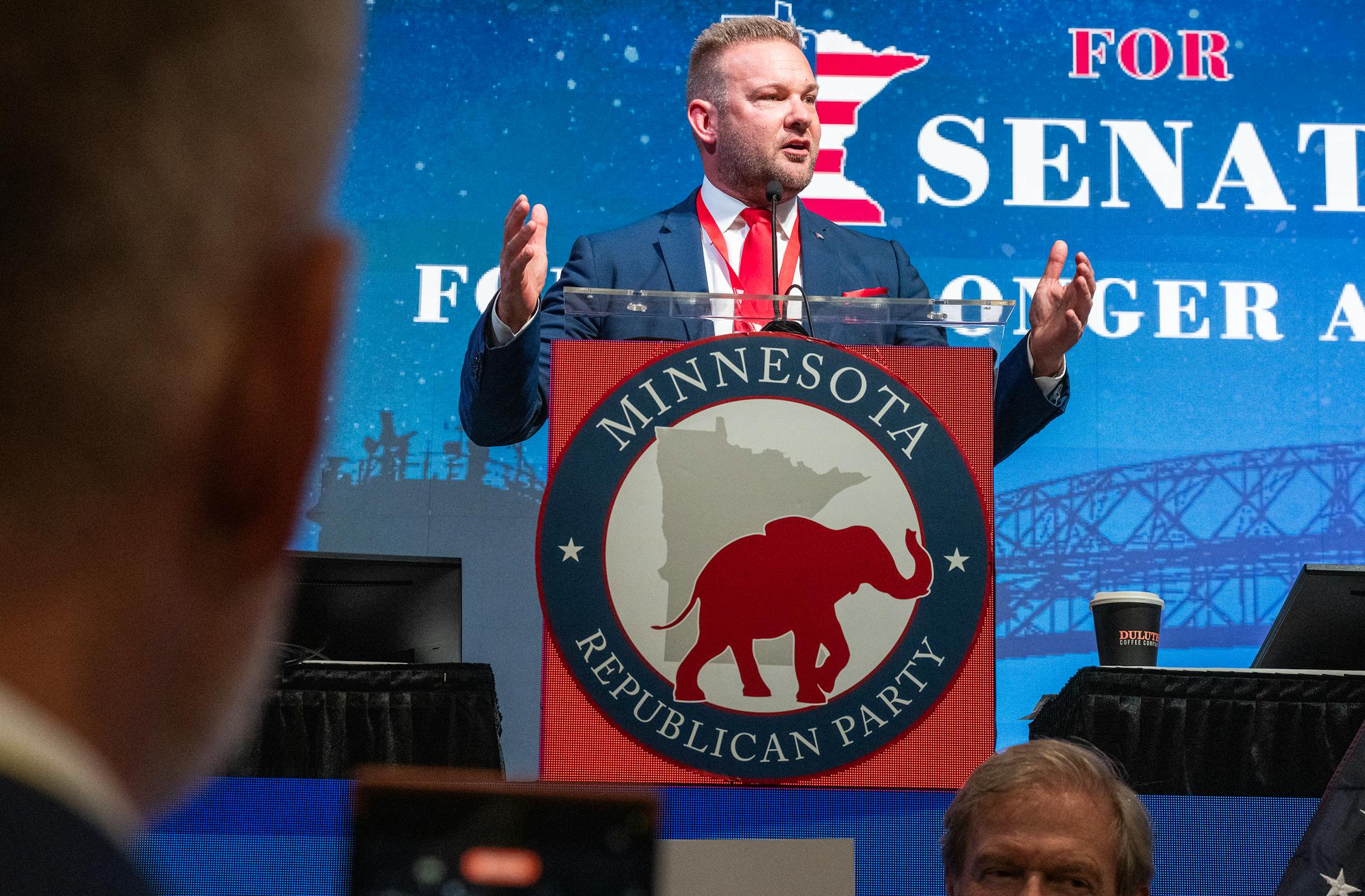 Adam Schwarze wins Minnesota Republicans' endorsement for U.S. Senate