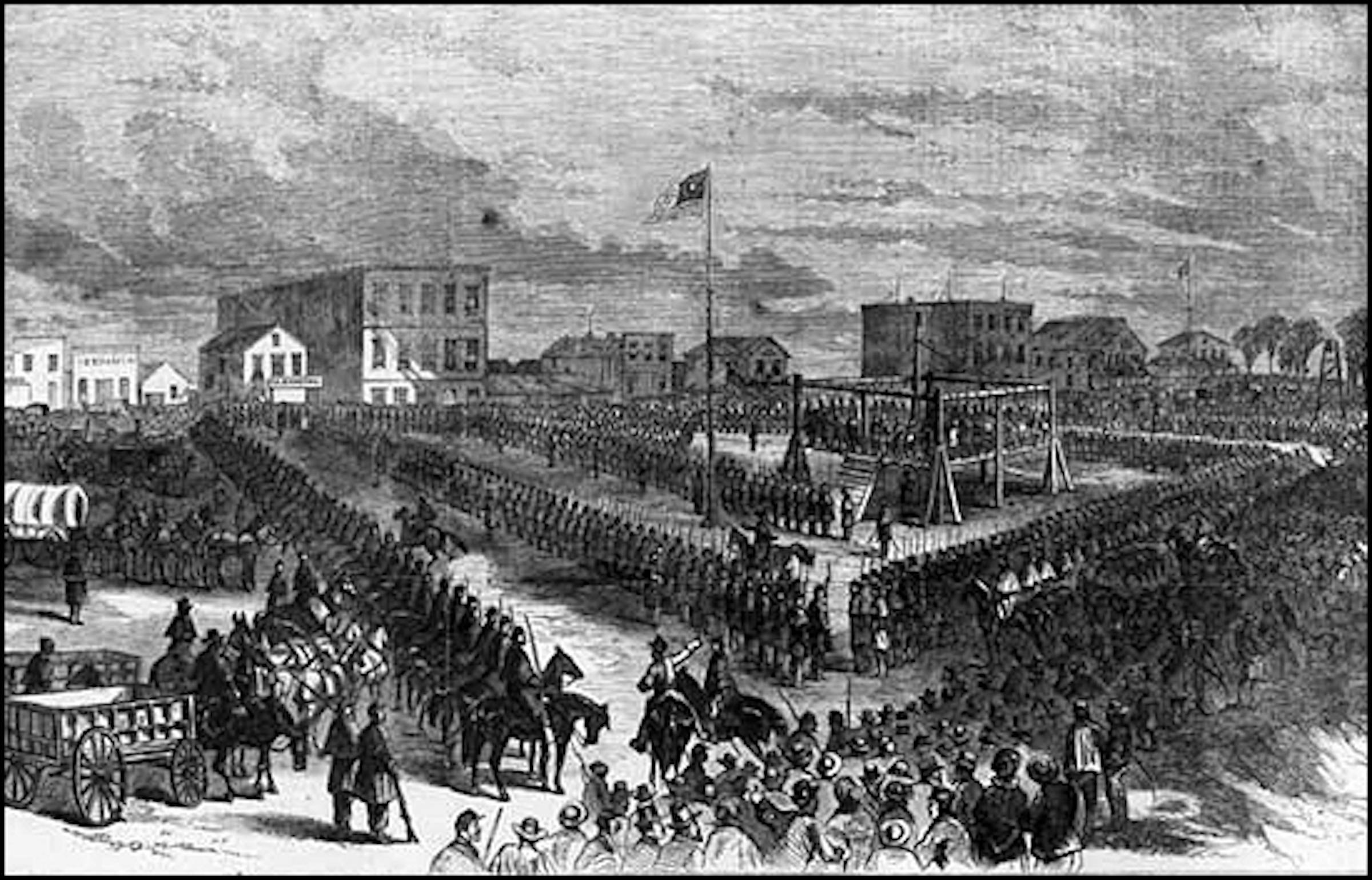 Dec. 26, 1862: 38 Dakota men executed in Mankato