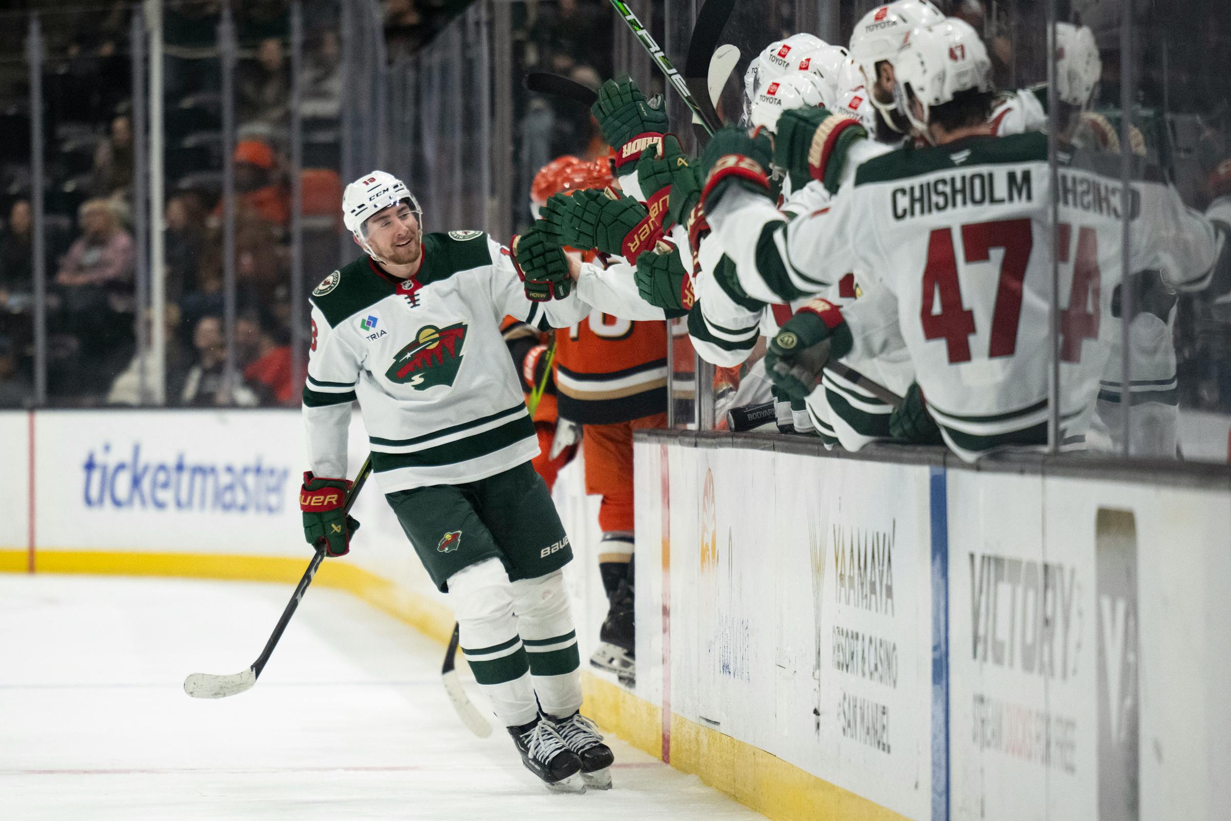 Yakov Trenin shows scoring touch the Wild have awaited