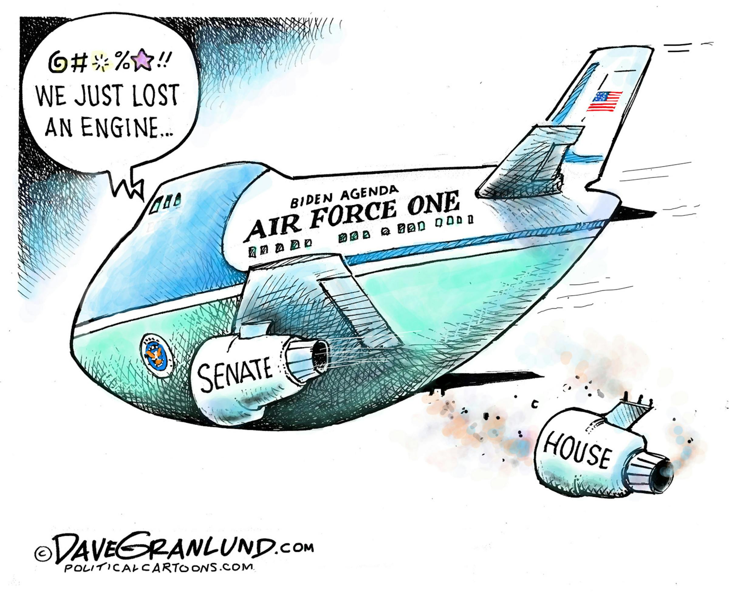 Editorial cartoon: Dave Granlund on the U.S. House
