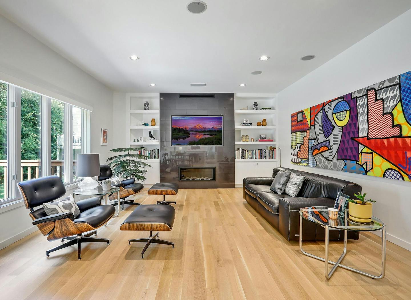 '90s suburban house was transformed into loft-inspired modern home