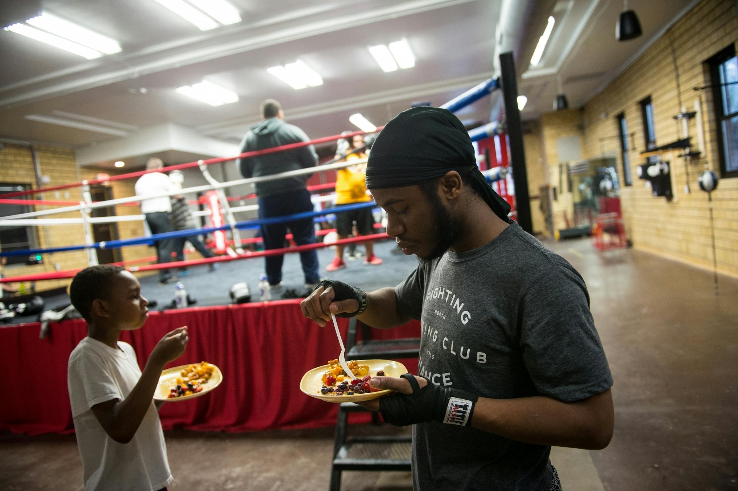 Northside Boxing Club provides food and fights to interested youth