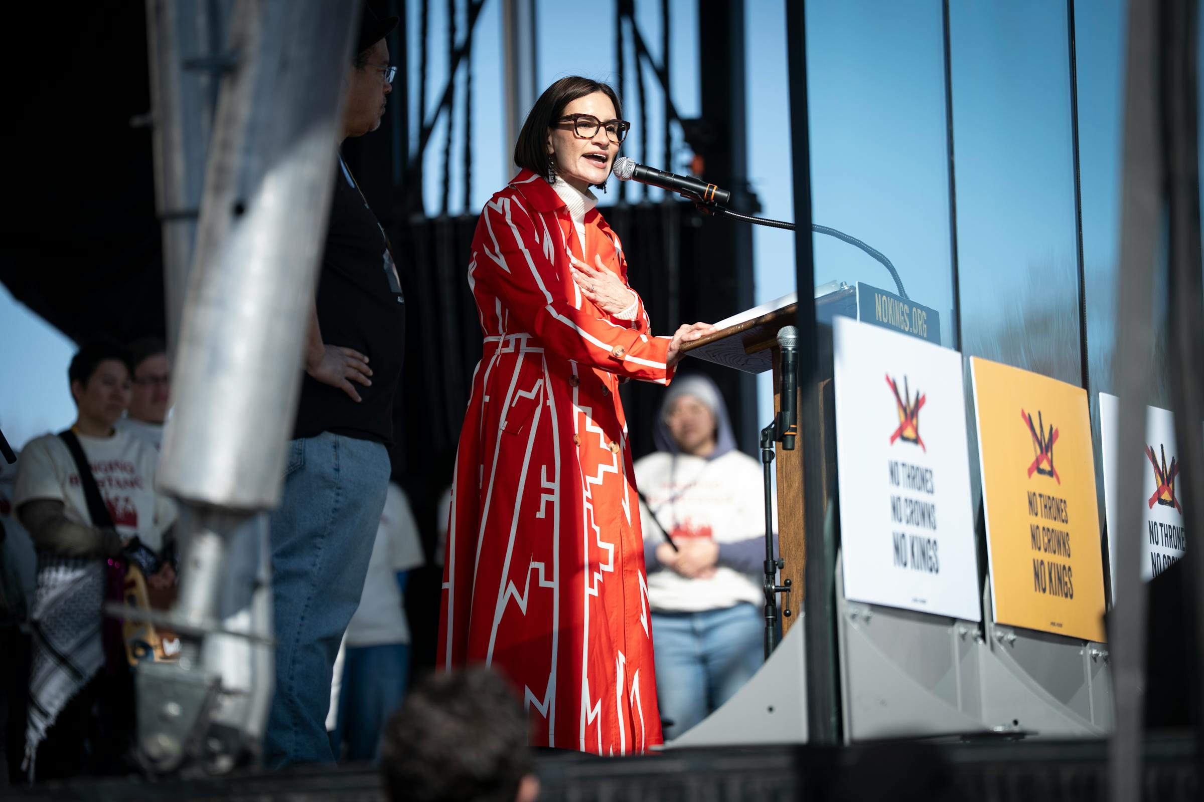 Peggy Flanagan channels anti-Trump anger into Senate campaign