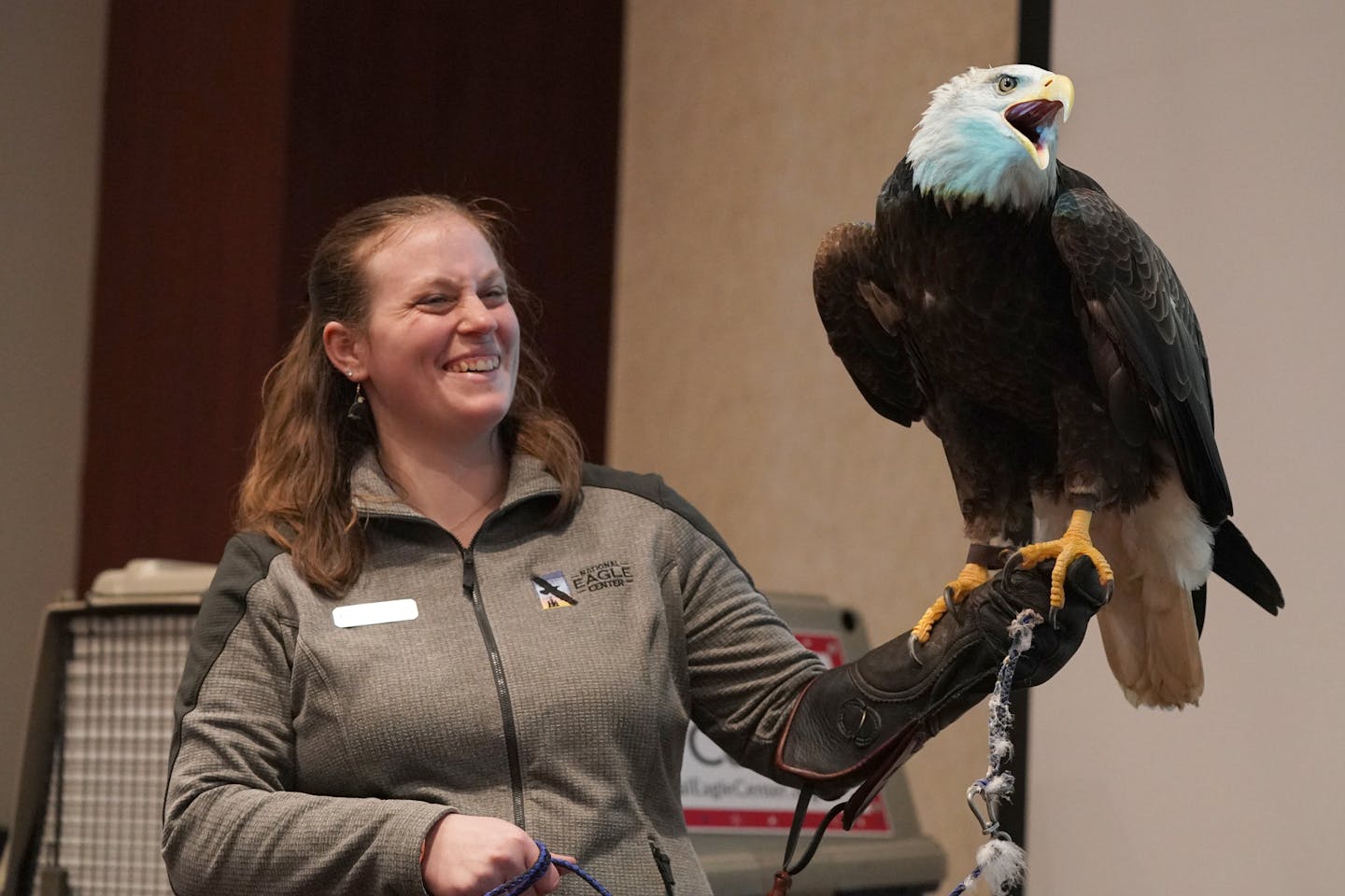 Eagle 'ambassadors' come to Science Museum