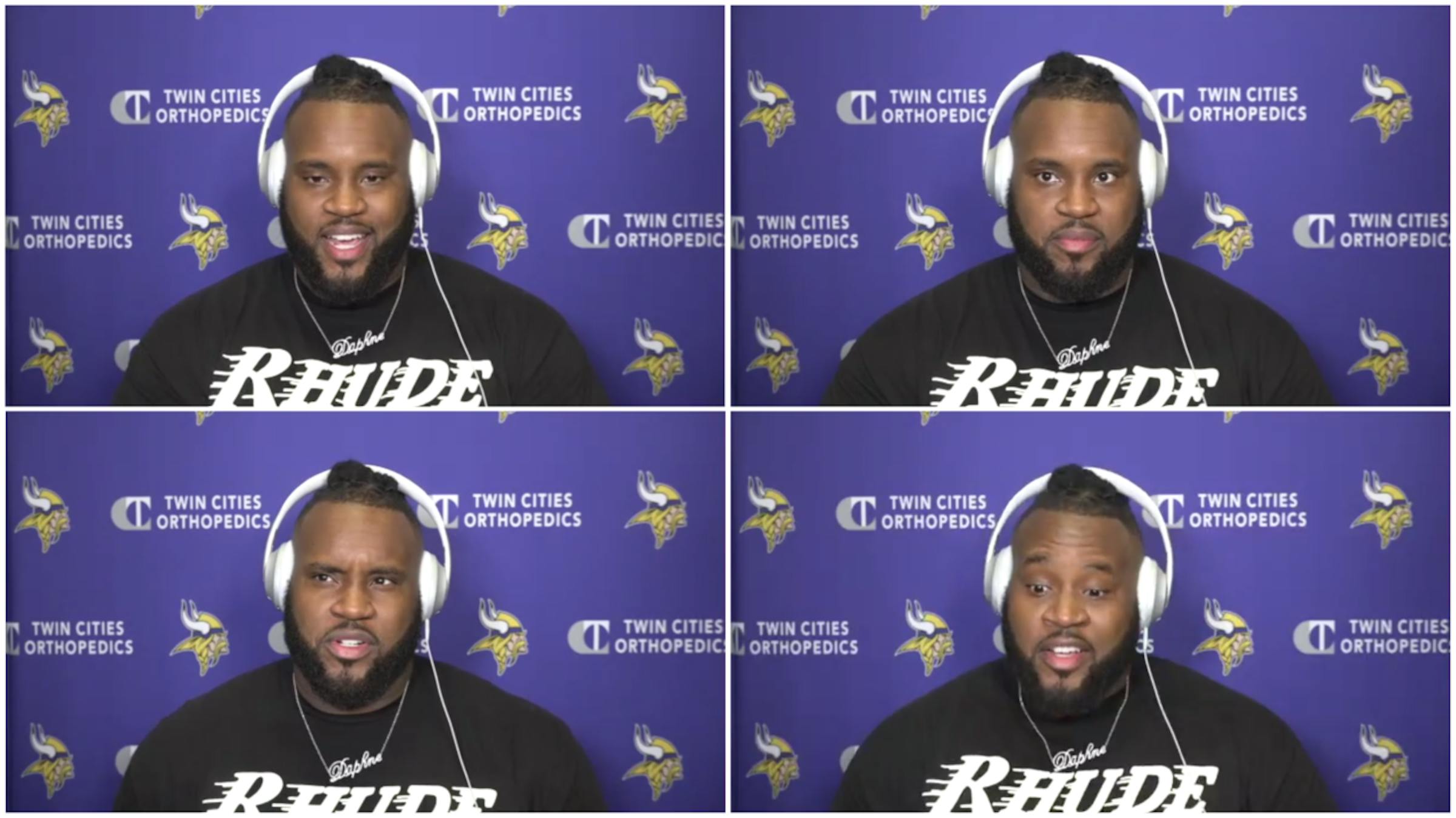 Michael Pierce, a year after signing with the Vikings, prepares to join ...