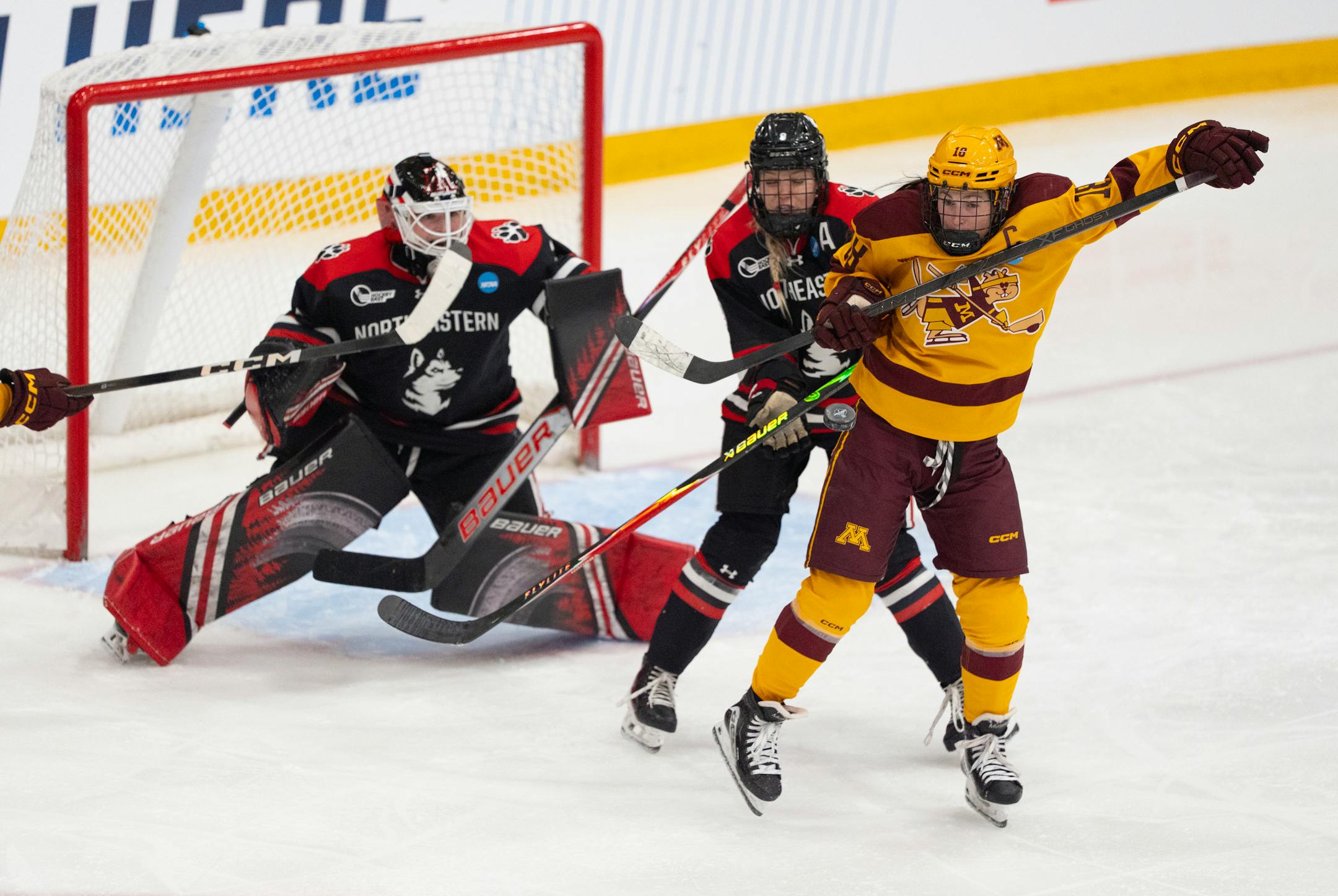 Minnesota Gophers lose to Northeastern Huskies 4-2 in NCAA women's ...